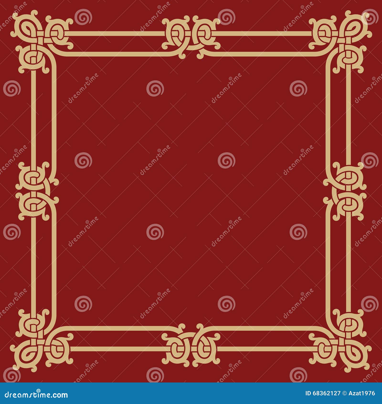 Cadre Gothique De Rectangle Illustration de Vecteur - Illustration du ...