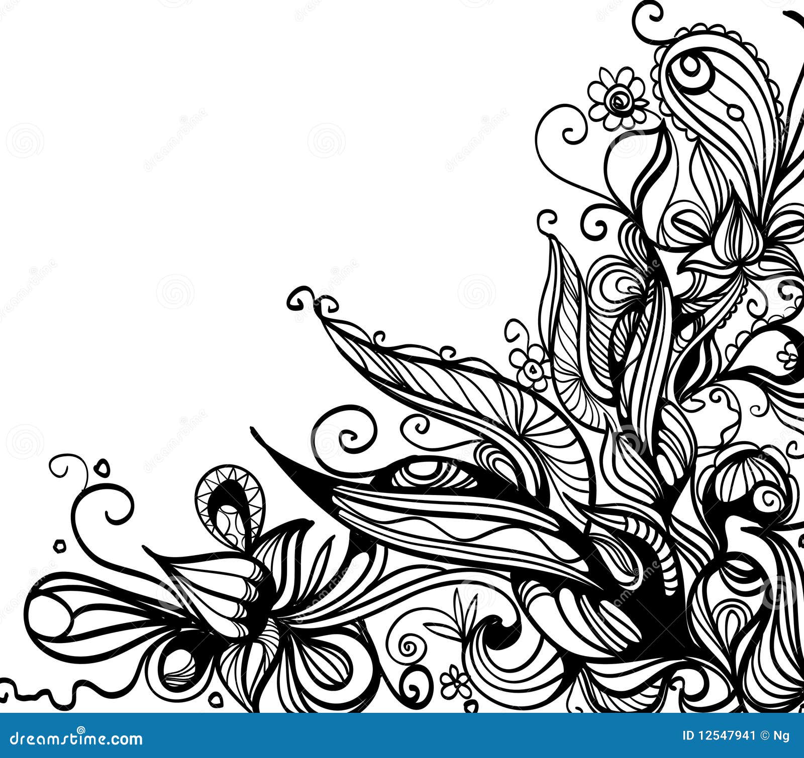 Cadre graphique illustration stock. Illustration du silhouette - 12547941