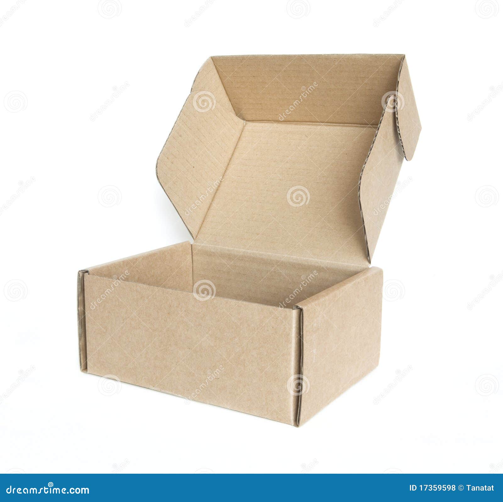 Cadre Ouvert De Carton Vide Photo stock - Image du fret, transport ...