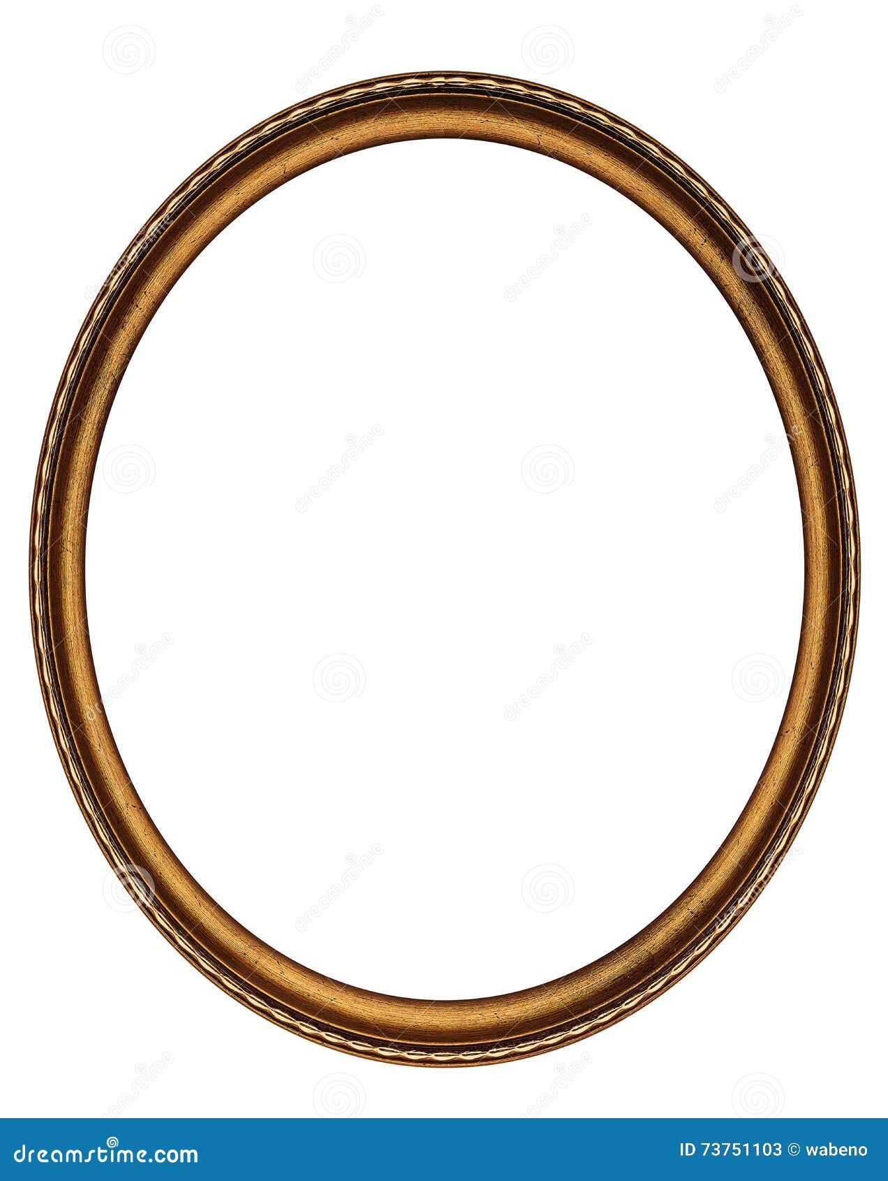 Cadre Ovale En Bois Image Stock Image Du Fond Configuration 73751103