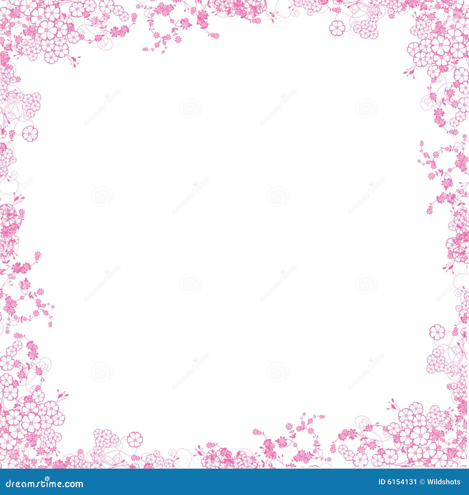 Cadre rose illustration stock. Illustration du publicité - 6154131