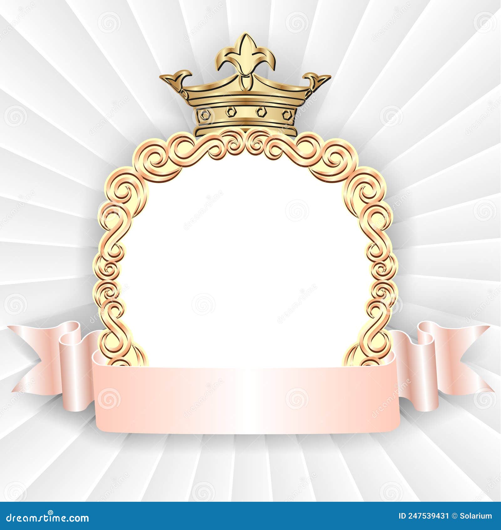 Cadre royal illustration de vecteur. Illustration du type - 247539431