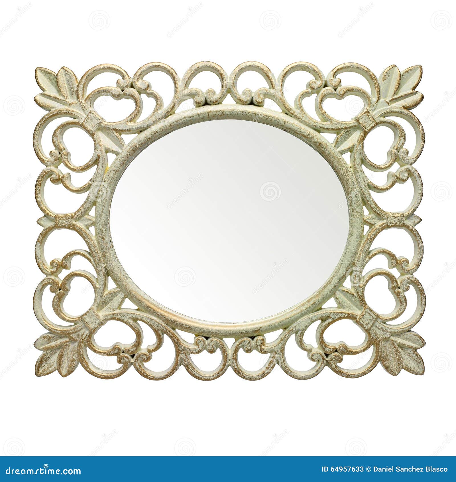 Cadre rustique de miroir image stock. Image du copie - 64957633