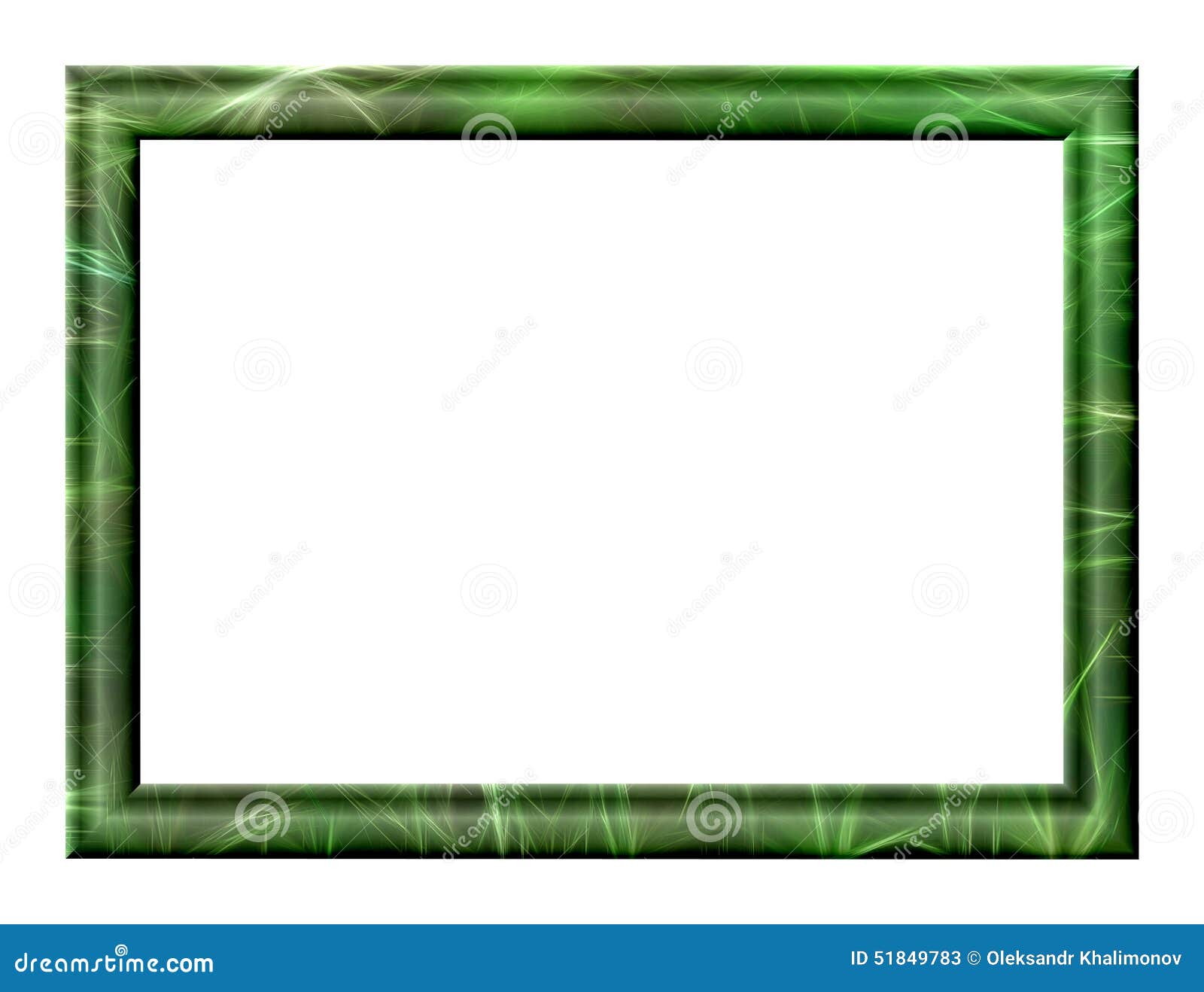 Cadre Vert Illustration Stock - Image: 51849783