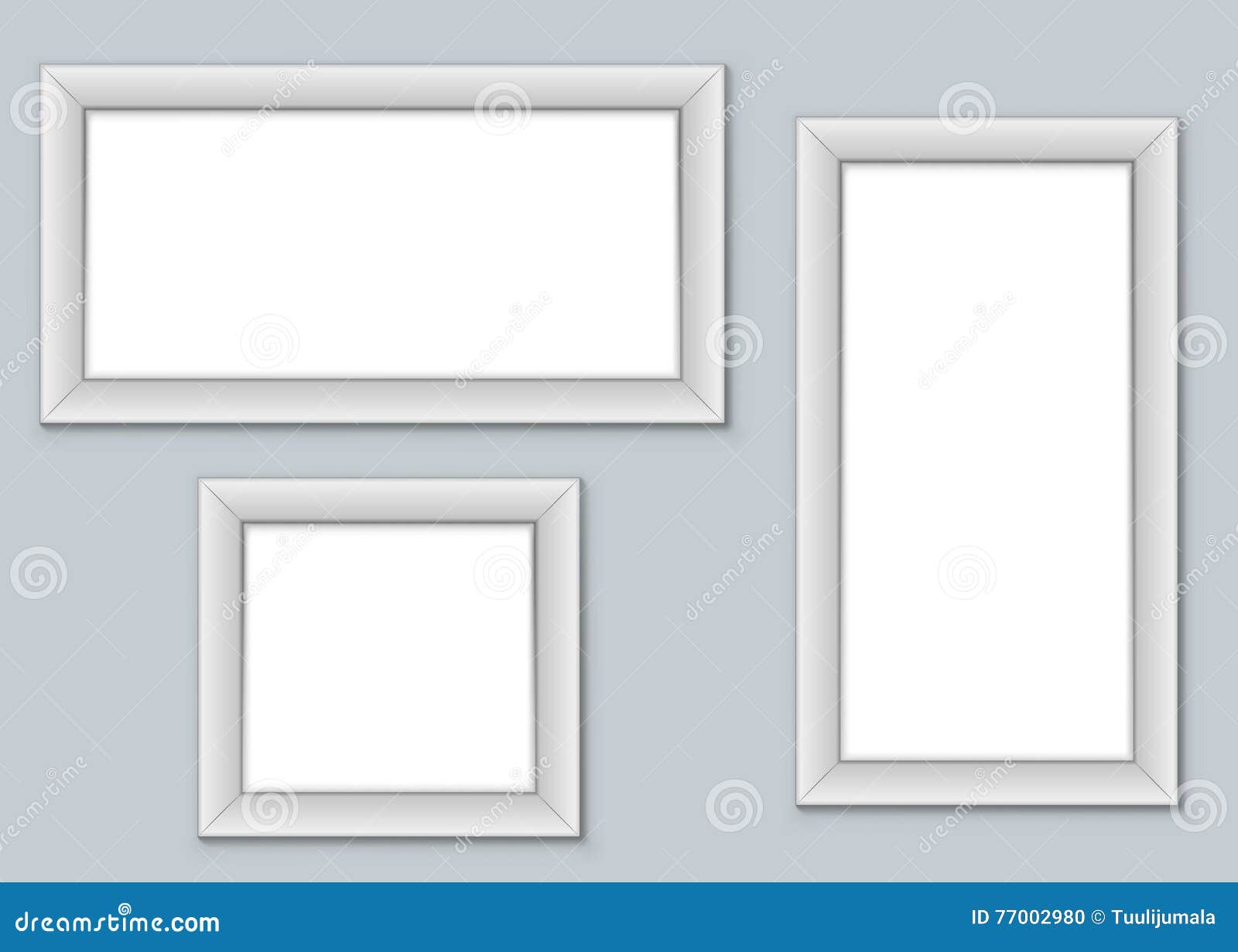 Cadres de tableau blanc illustration de vecteur. Illustration of ...