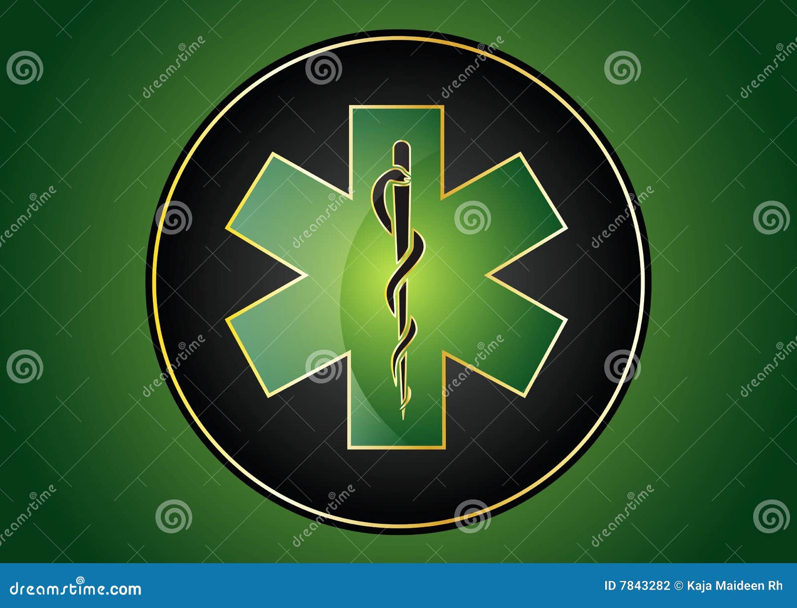 Caduceo stock de ilustración. Ilustración de cristal, salubridad - 7843282