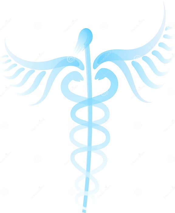 Caduceus stock vector. Illustration of caducei, health - 13723352