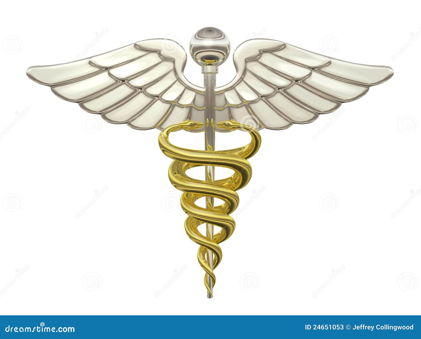 Caduceus stock illustration. Illustration of health, care - 24651053
