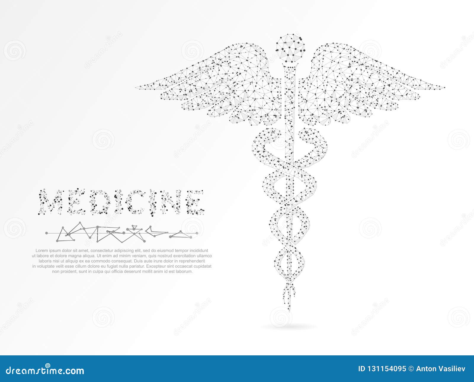 Caduceus Health Symbol. Medical Symbol, Health Care Concept. Abstract ...