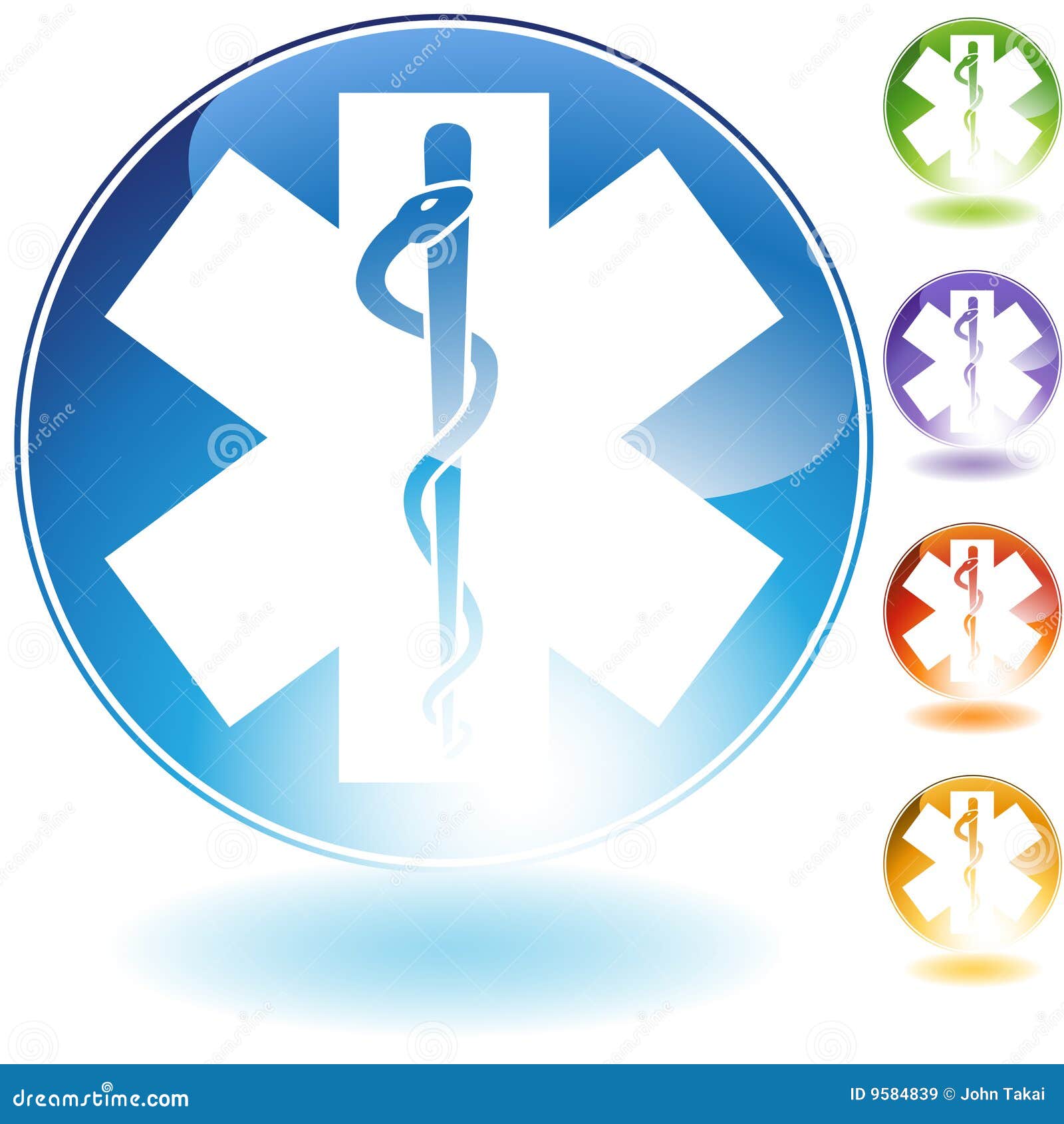 Caduceus Icon Symbol Sign Vector Illustration | CartoonDealer.com ...
