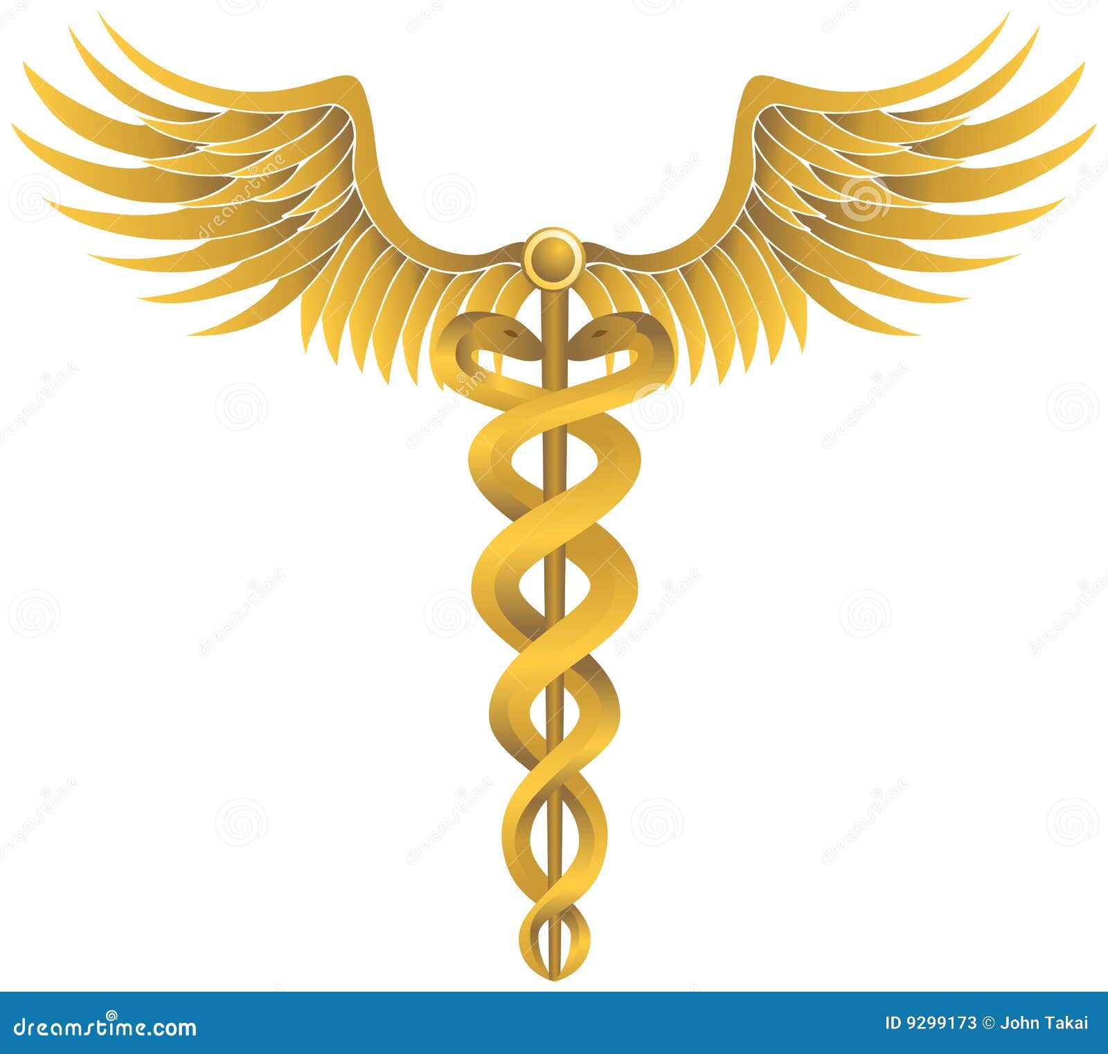 Caduceus Medical Symbol - Gold Stock Vector - Illustration of insignia ... Caduceus Medical Symbol - Gold Stock Vector - Illustration of insignia ...