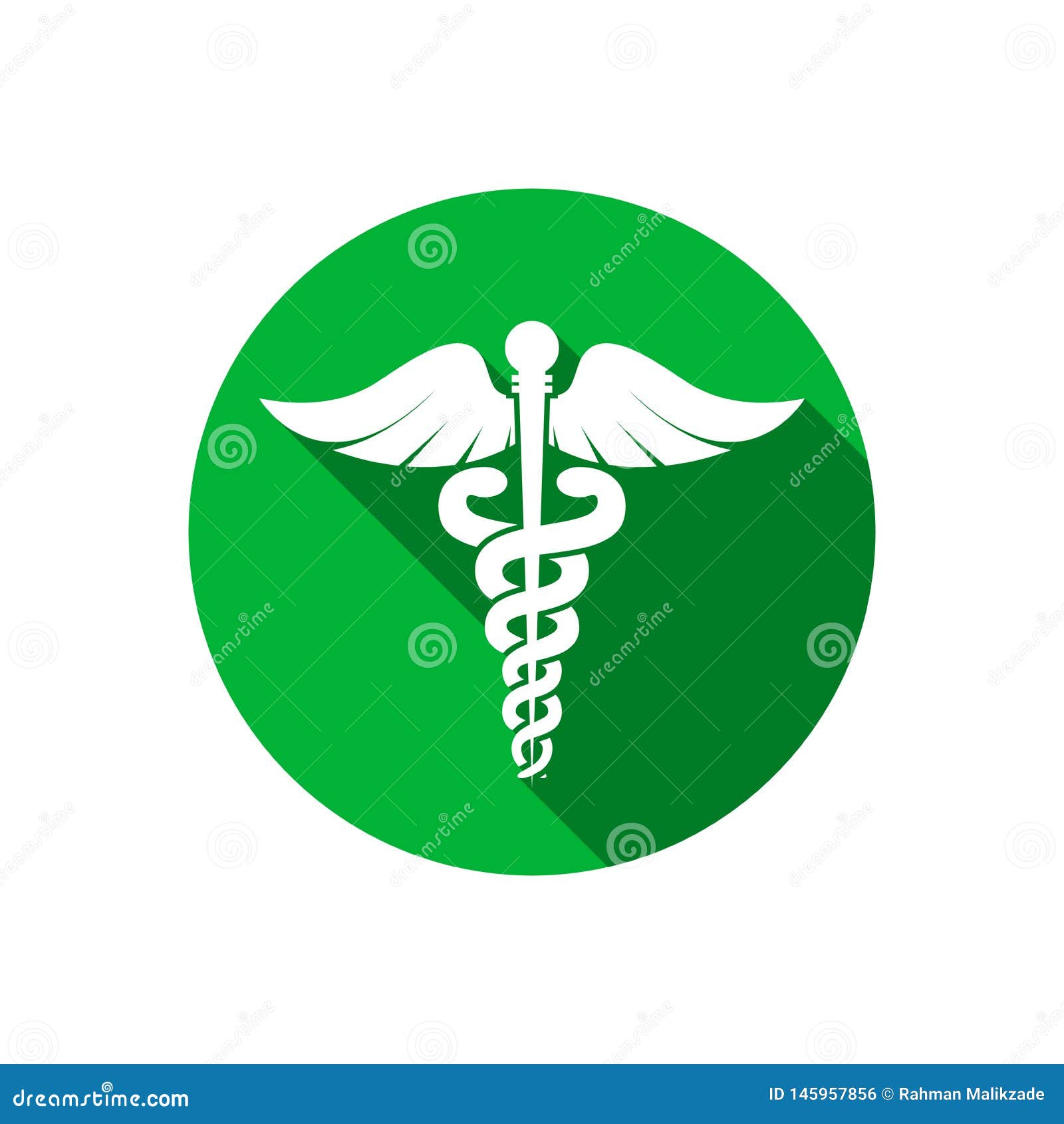 Caduceus Medical Symbol Icon. Flat Style Vector. Caduceus Snake Health ... Caduceus Medical Symbol Icon. Flat Style Vector. Caduceus Snake Health ...