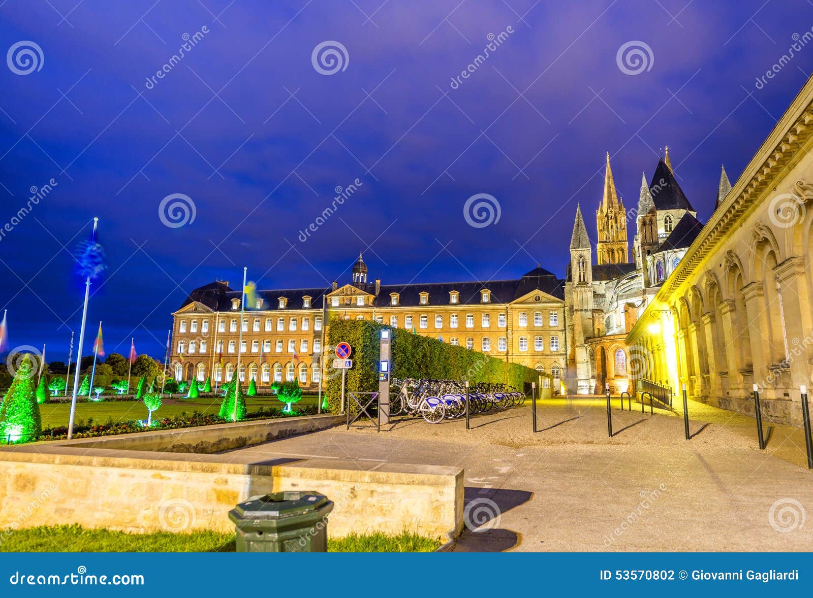 Caen. Normandy stock photo. Image of france, travel, abbey - 53570802