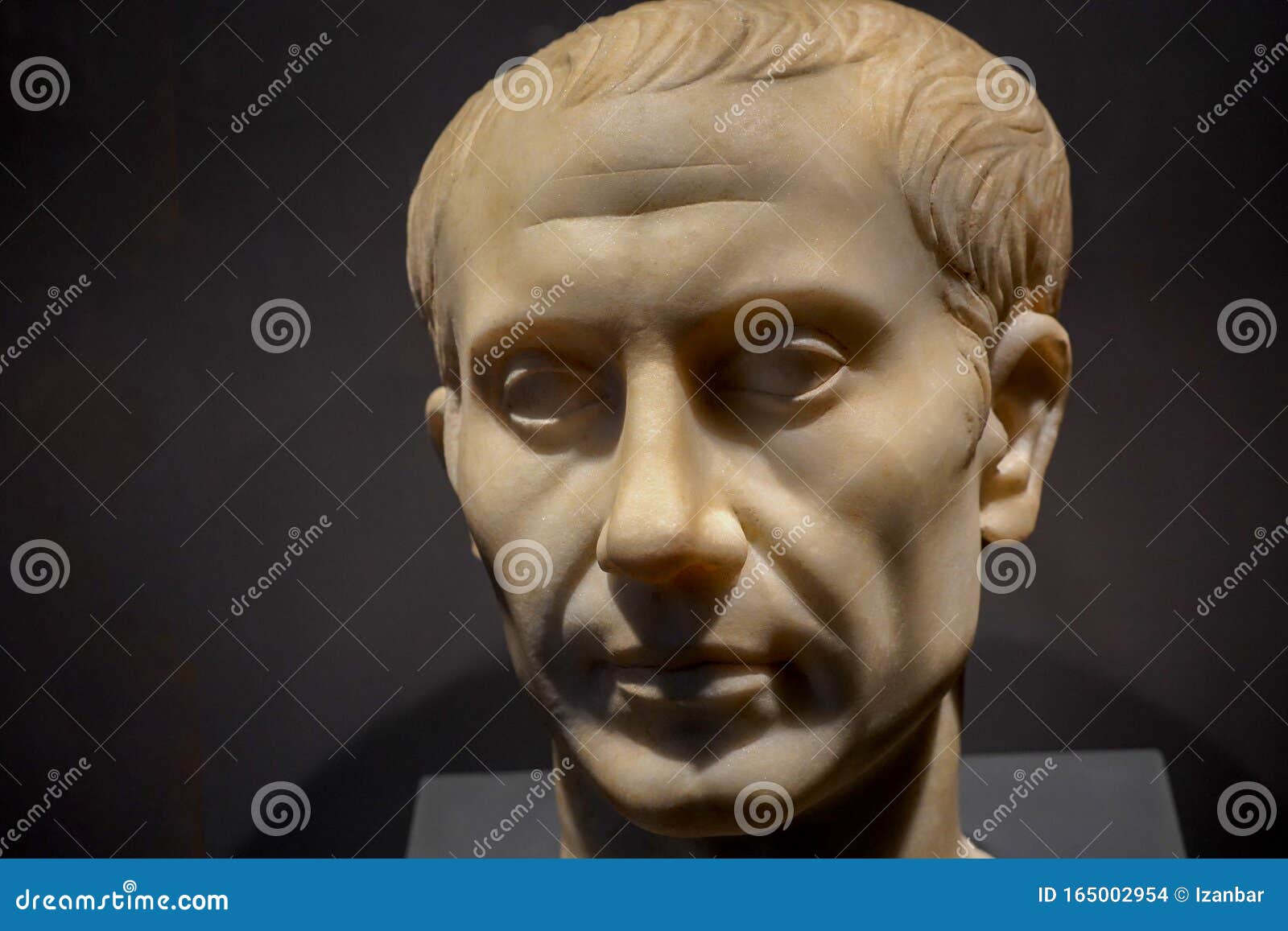 Caesar Emperor Roman Face Head Stock Photo - Image of classic, head ...