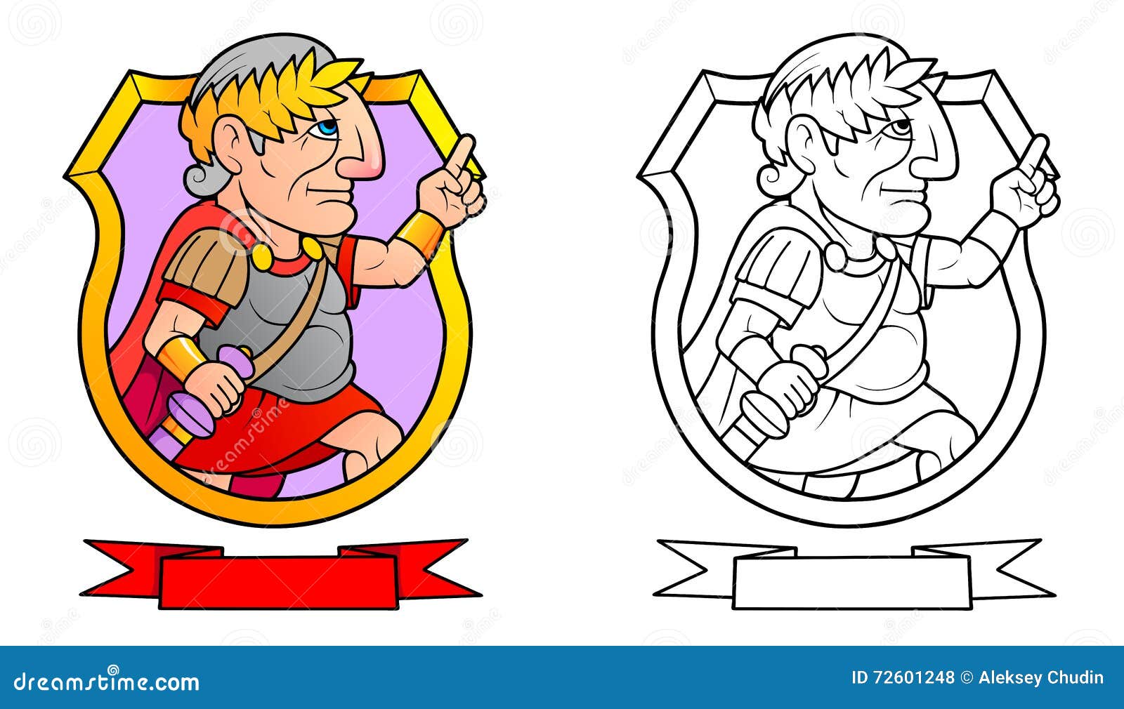 Caesar Logo Royalty-Free Cartoon | CartoonDealer.com #47894291