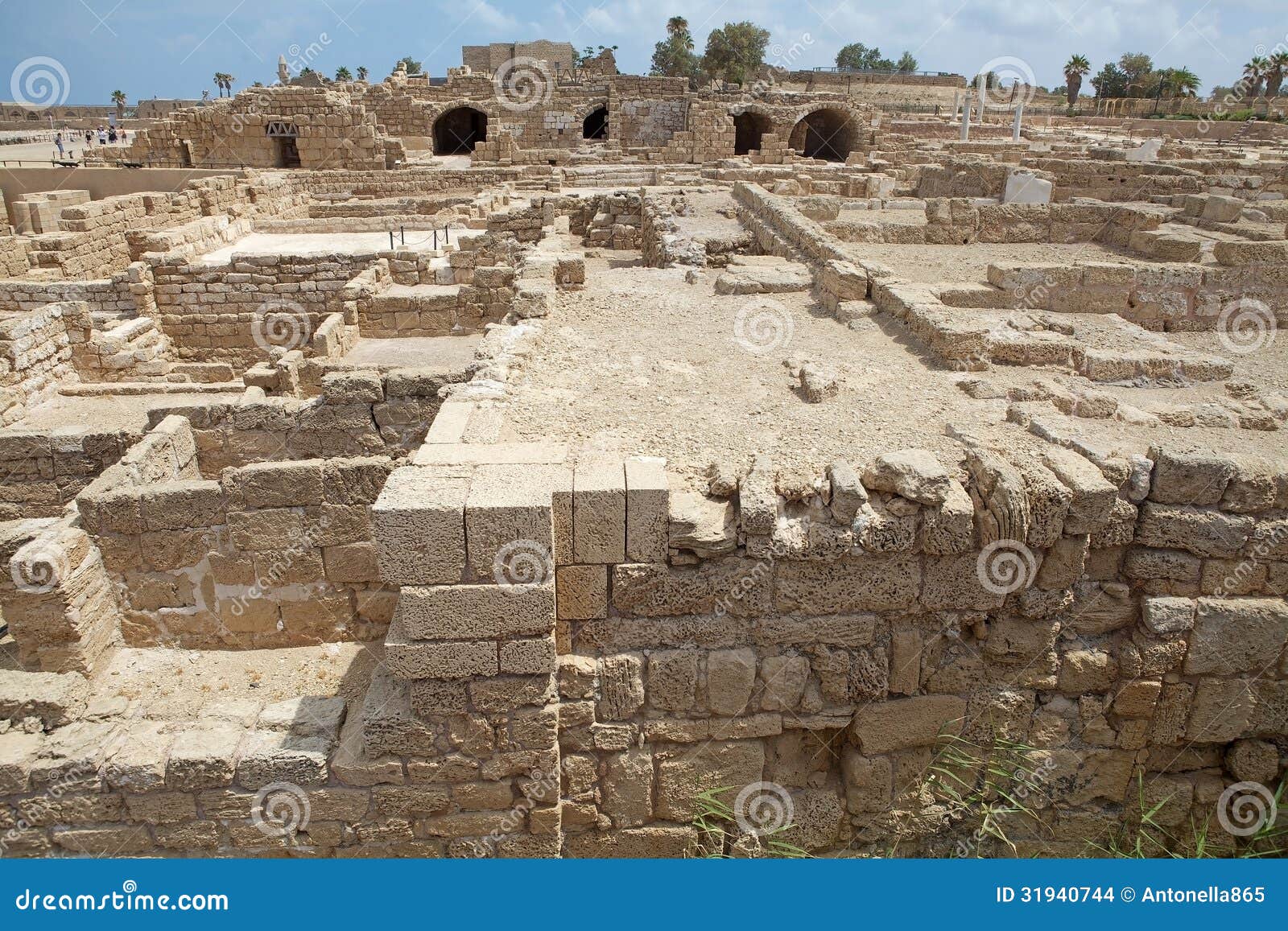 Caesarea ruins stock photo. Image of israel, caesarea - 31940744