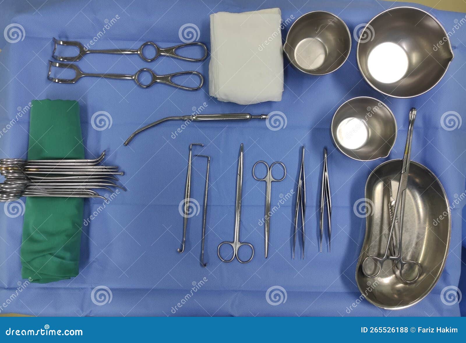 Caesarean Section Surgery Instrument Set Royalty-Free Stock Image ...