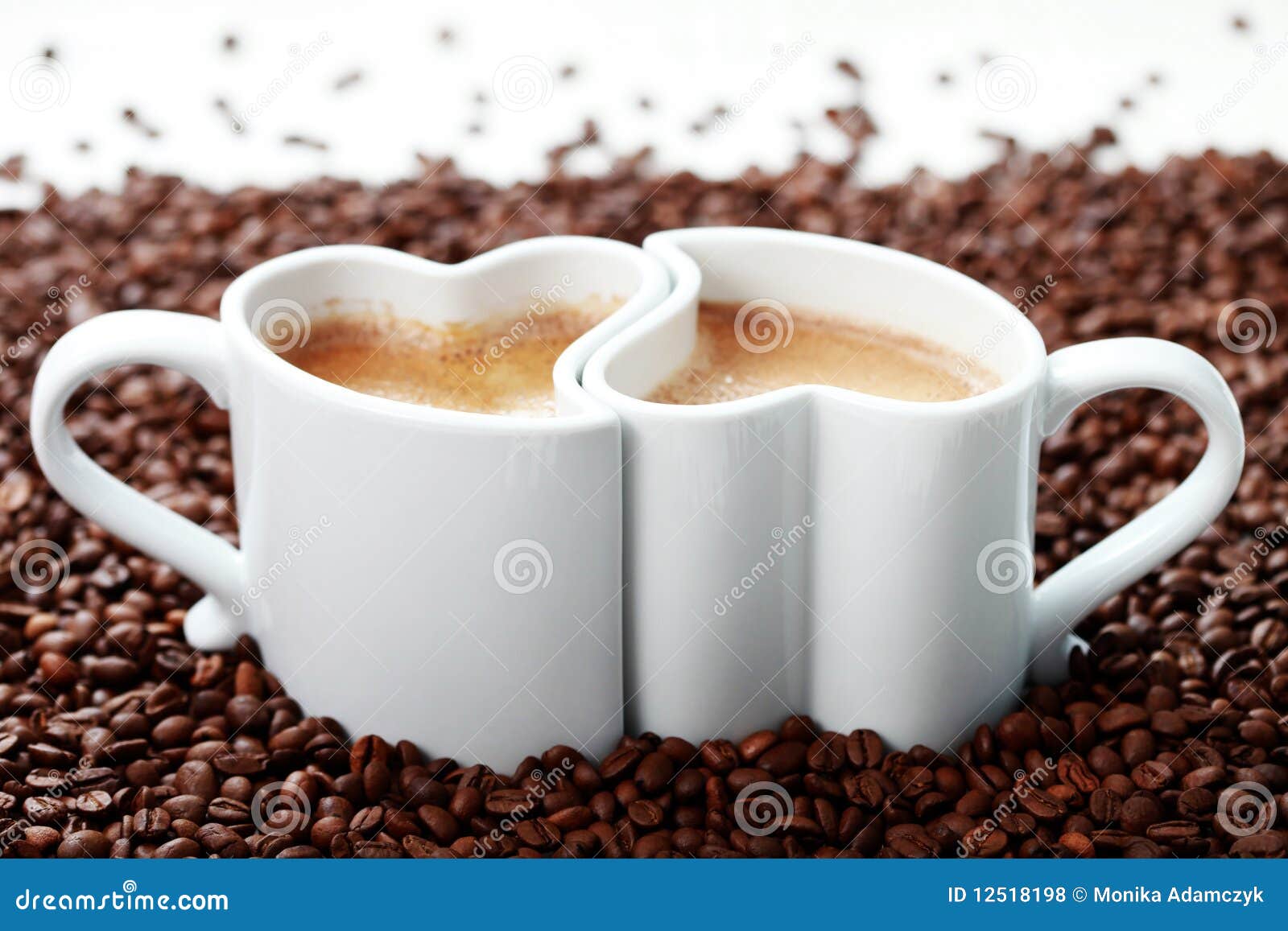 Café con amor foto de archivo. Imagen de rotura, tarjeta - 12518198