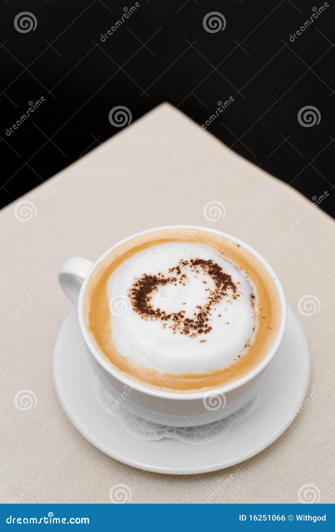 Café con amor foto de archivo. Imagen de café, espacio - 16251066