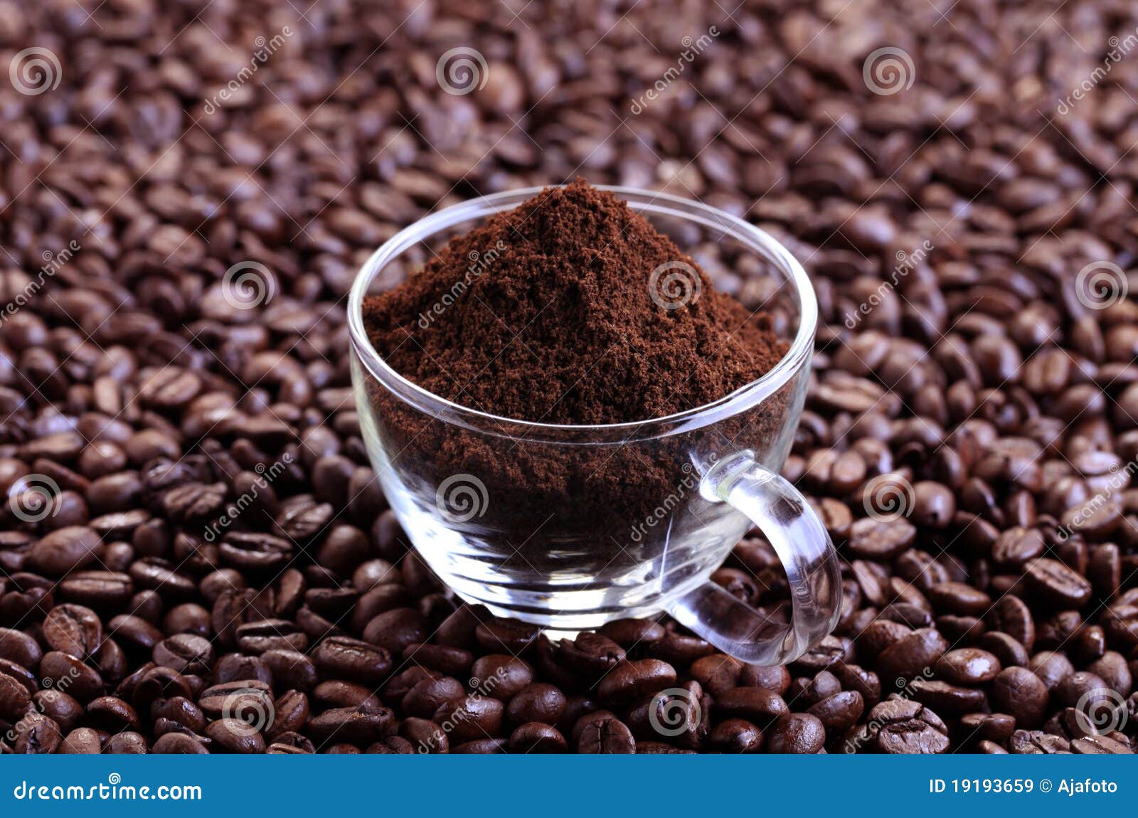 Café molido imagen de archivo. Imagen de nonalcoholic - 19193659