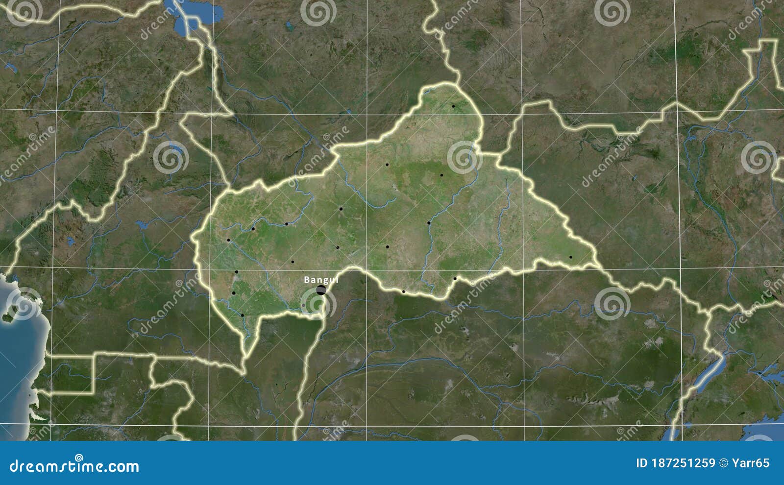 Caf - Satellite. Composition, Borders Stock Illustration - Illustration ...