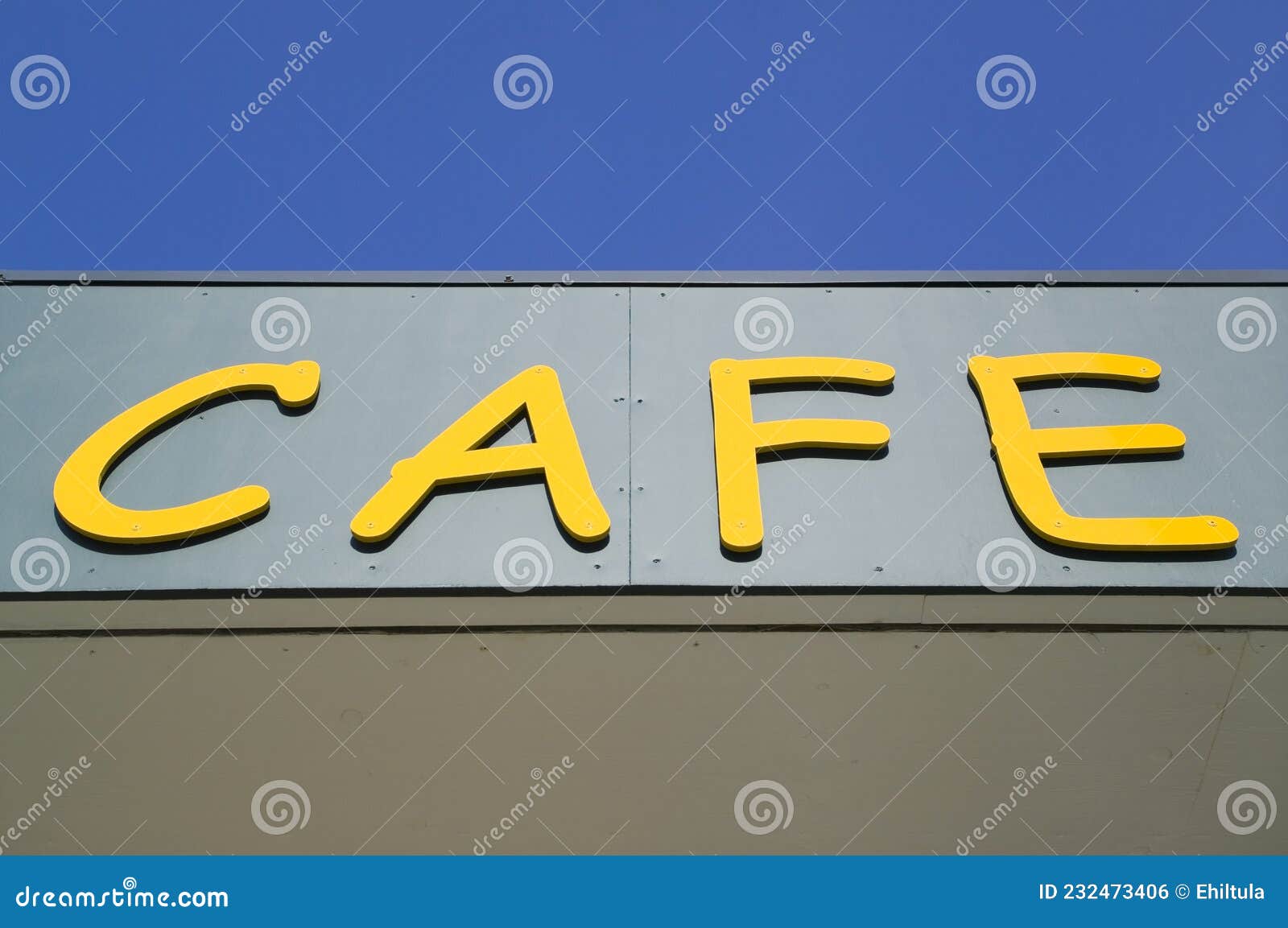 Cafe Sign Letters Stock Photo | CartoonDealer.com #232473406