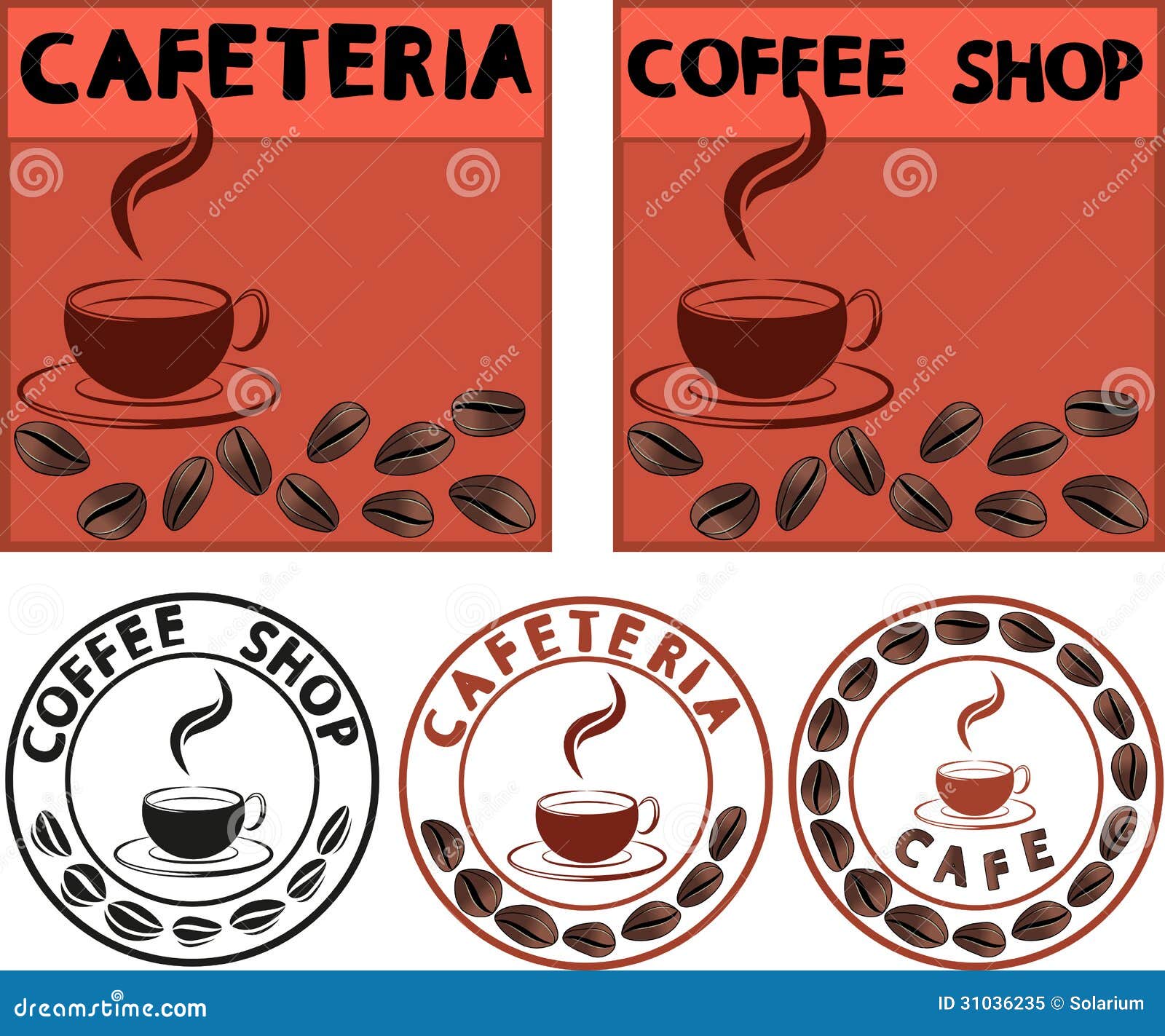 Cafe advertising stock vector. Illustration of cafe, badge - 31036235