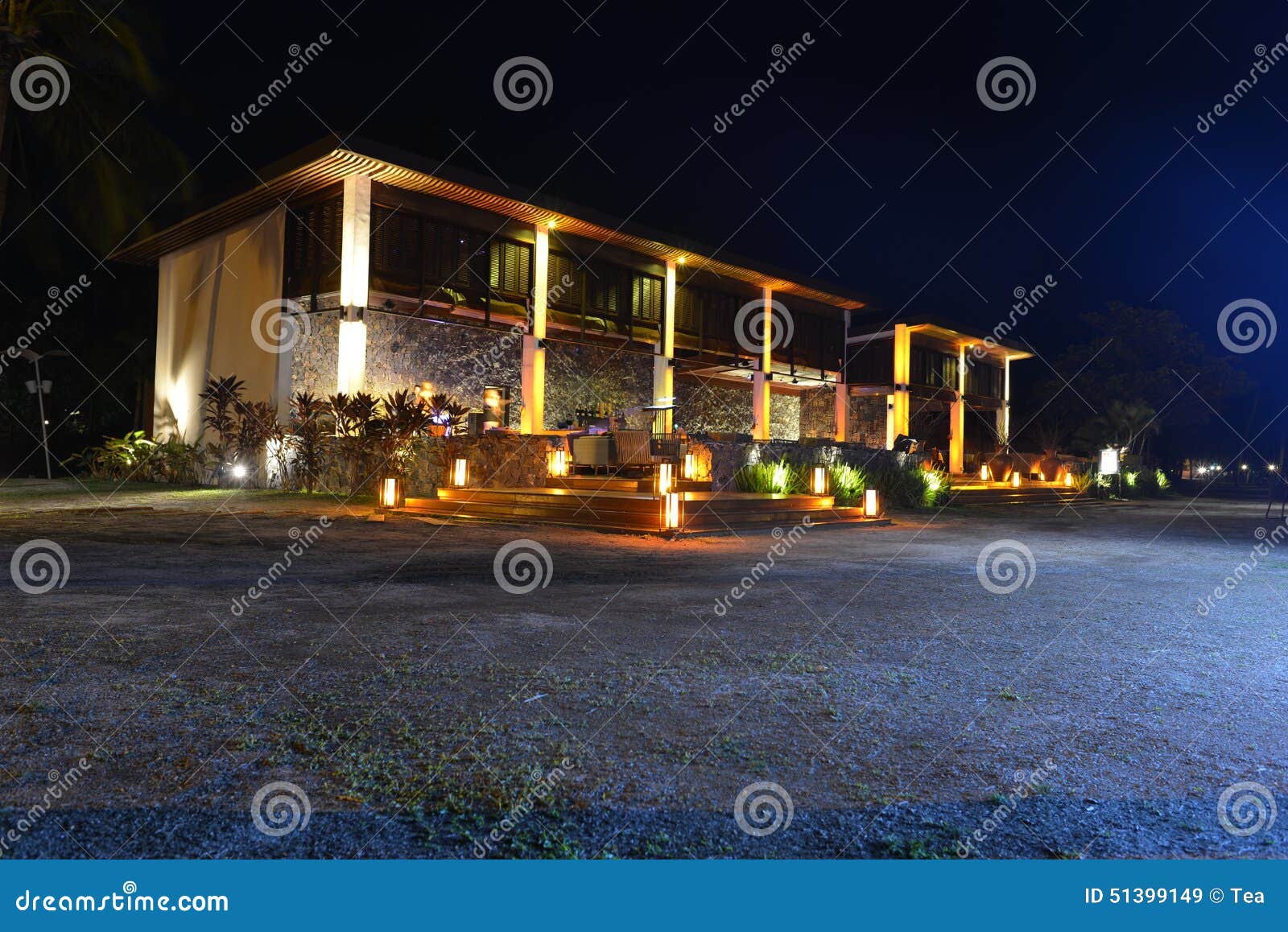 Cafe on the beach stock image. Image of trendy, relaxation - 51399149