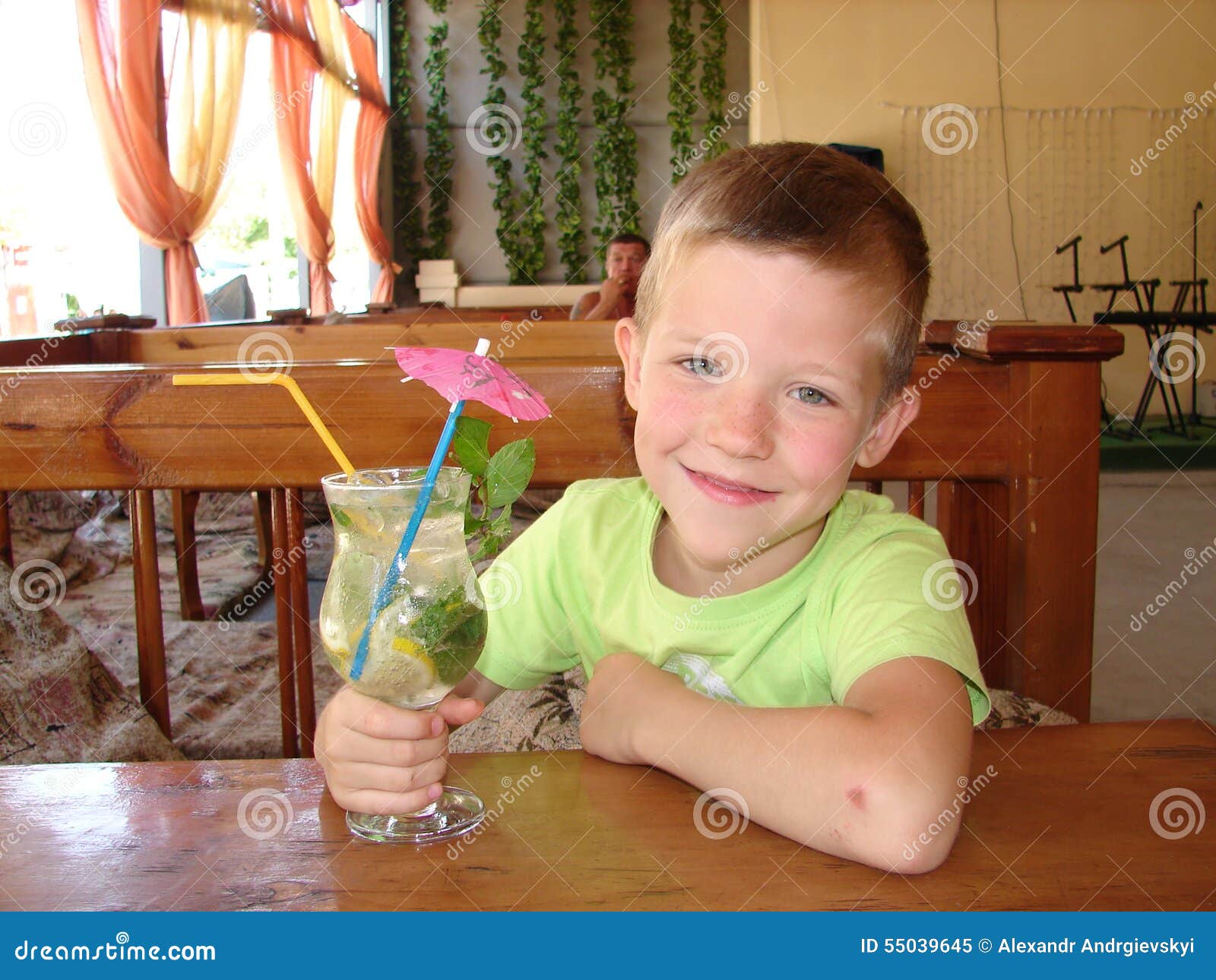 The boy in the cafe stock image. Image of holiday, cafe - 55039645
