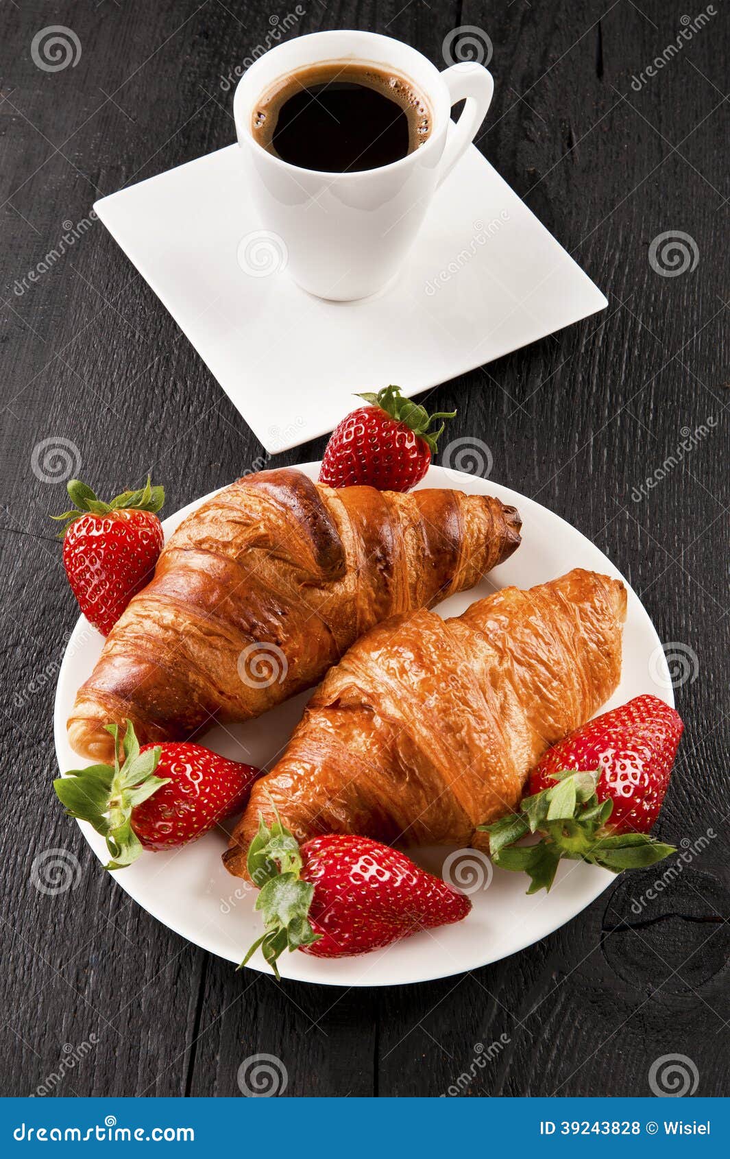 Cafe and croissant stock photo. Image of dessert, cheese - 39243828