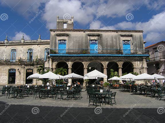 Cafe, Cuba stock image. Image of scenery, relax, outdoor - 4345779