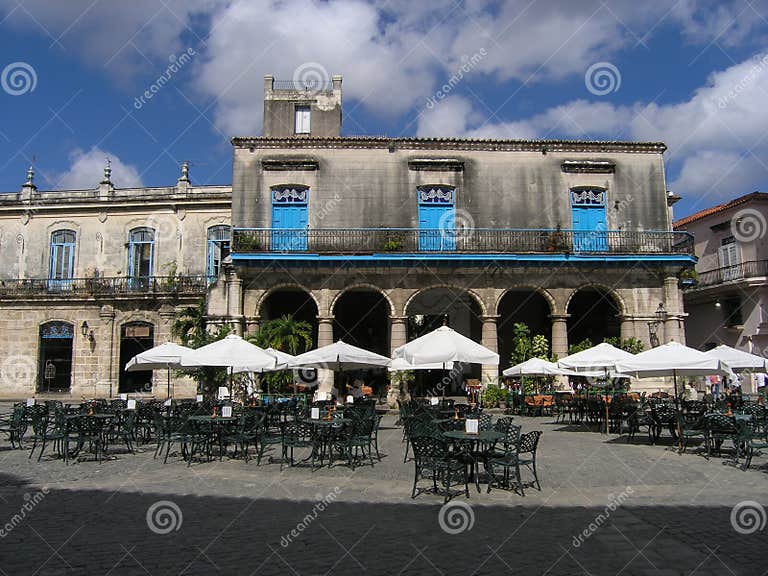 Cafe, Cuba stock image. Image of scenery, relax, outdoor - 4345779