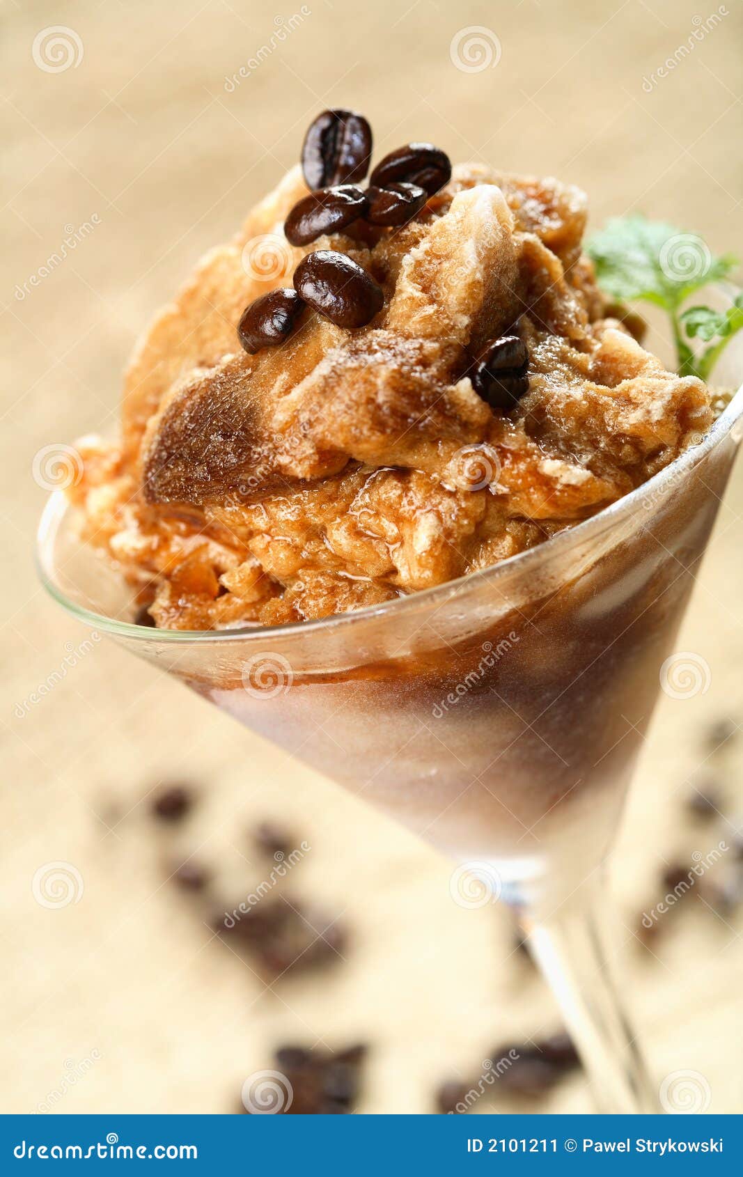 Cafe dessert stock image. Image of dessert, glass, european - 2101211