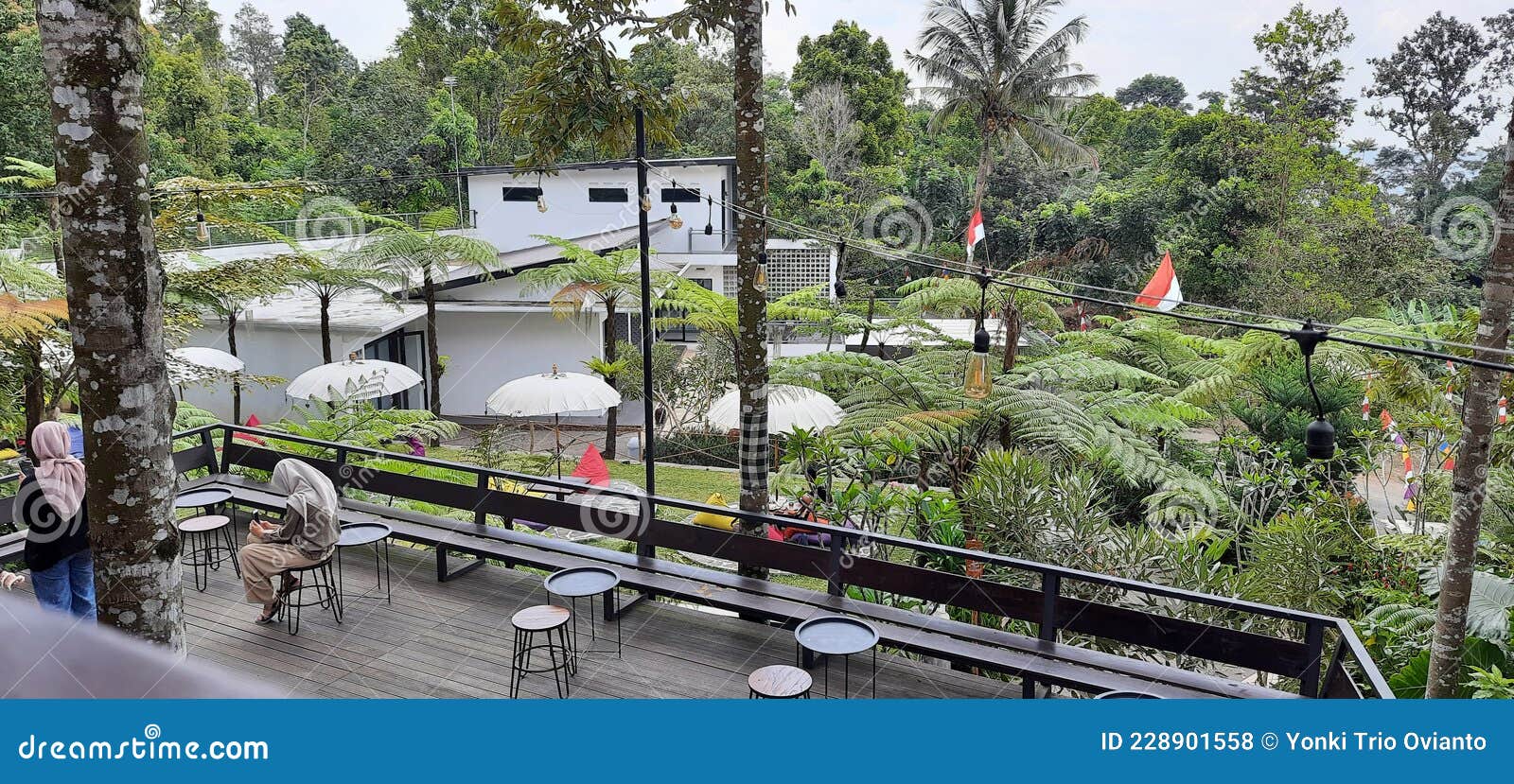 Cafe Dukopi Subang West Java Indonesia Editorial Stock Photo - Image of ...