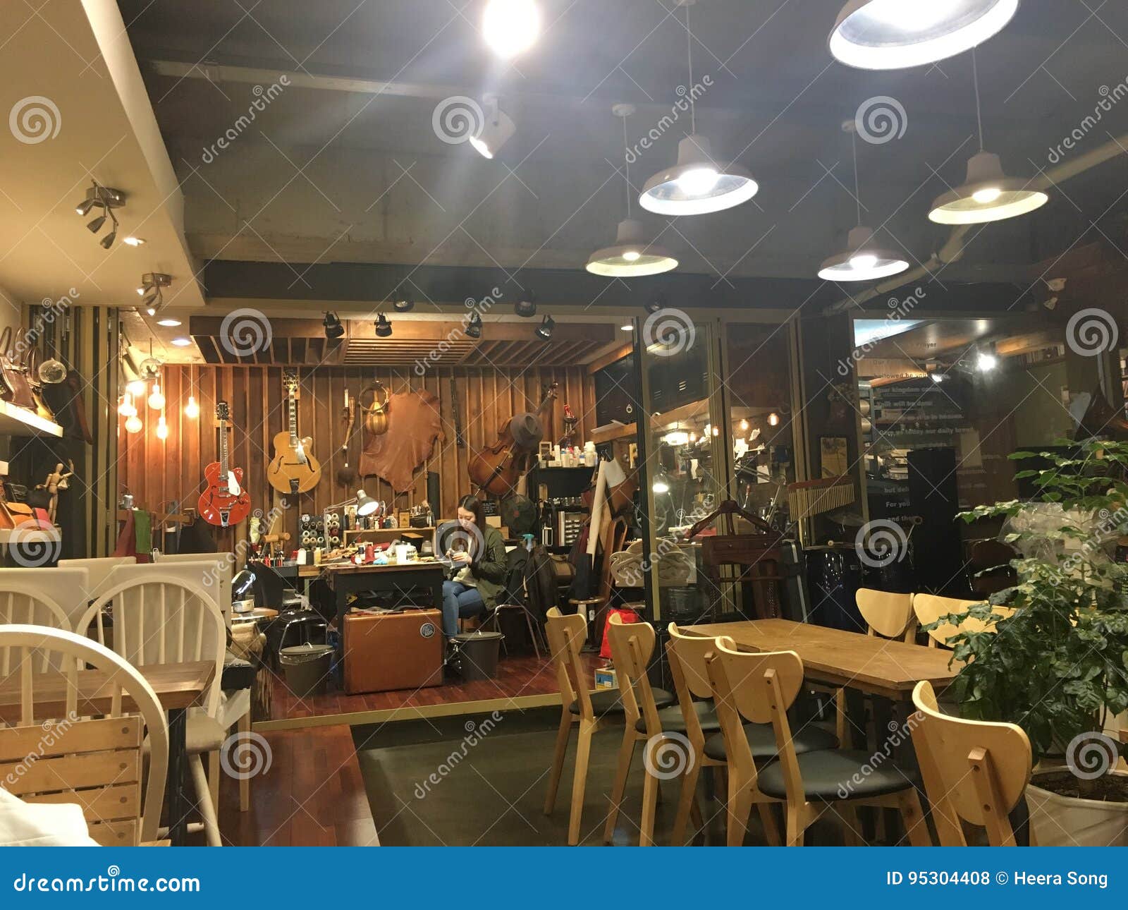 Cafe Interior Hand Craft Shop Editorial Stock Photo - Image of ...