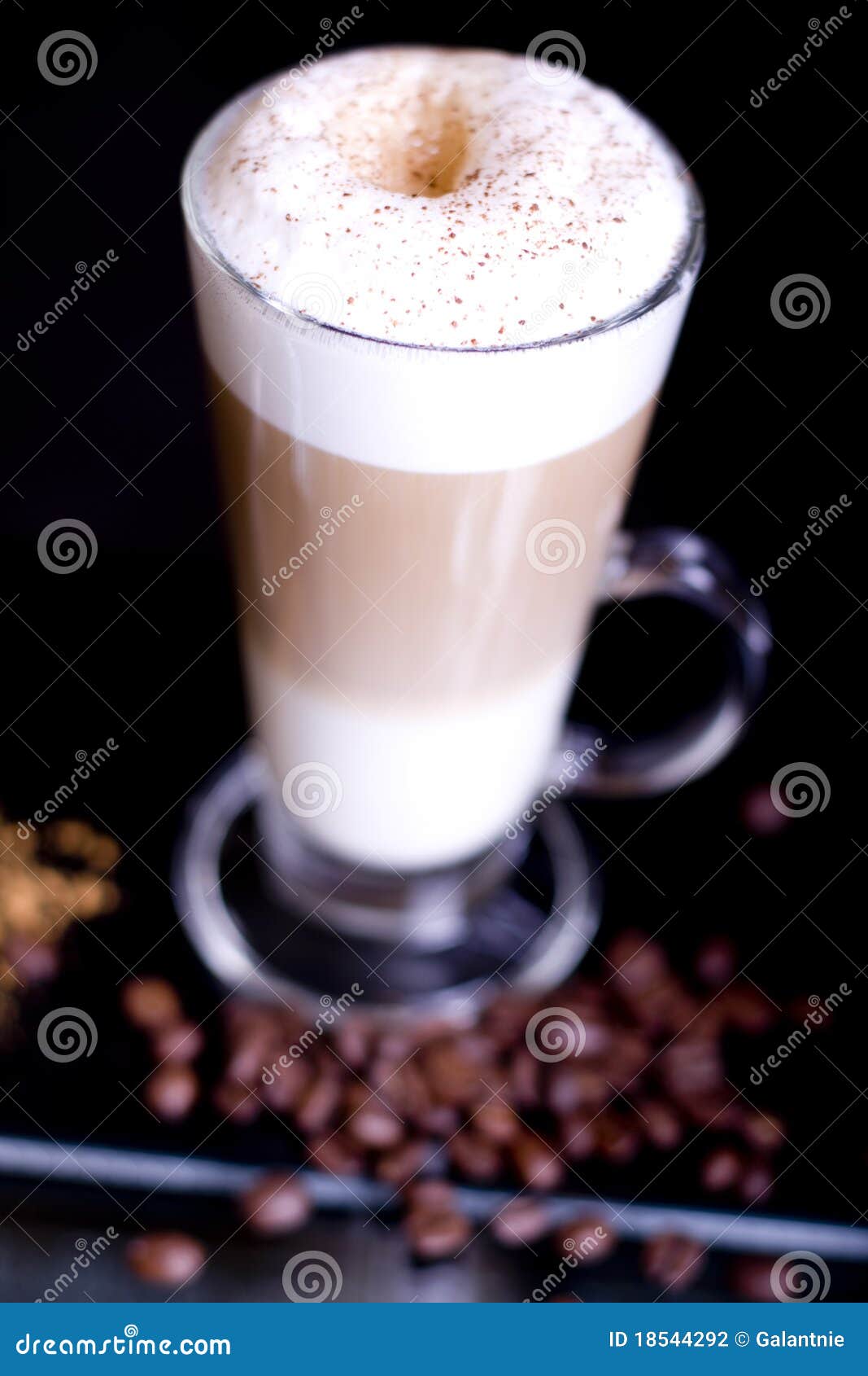 Cafe Late time stock photo. Image of detail, glass, food - 18544292