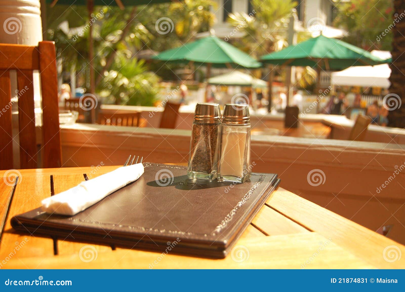 Cafe meal setting stock image. Image of meal, seating - 21874831