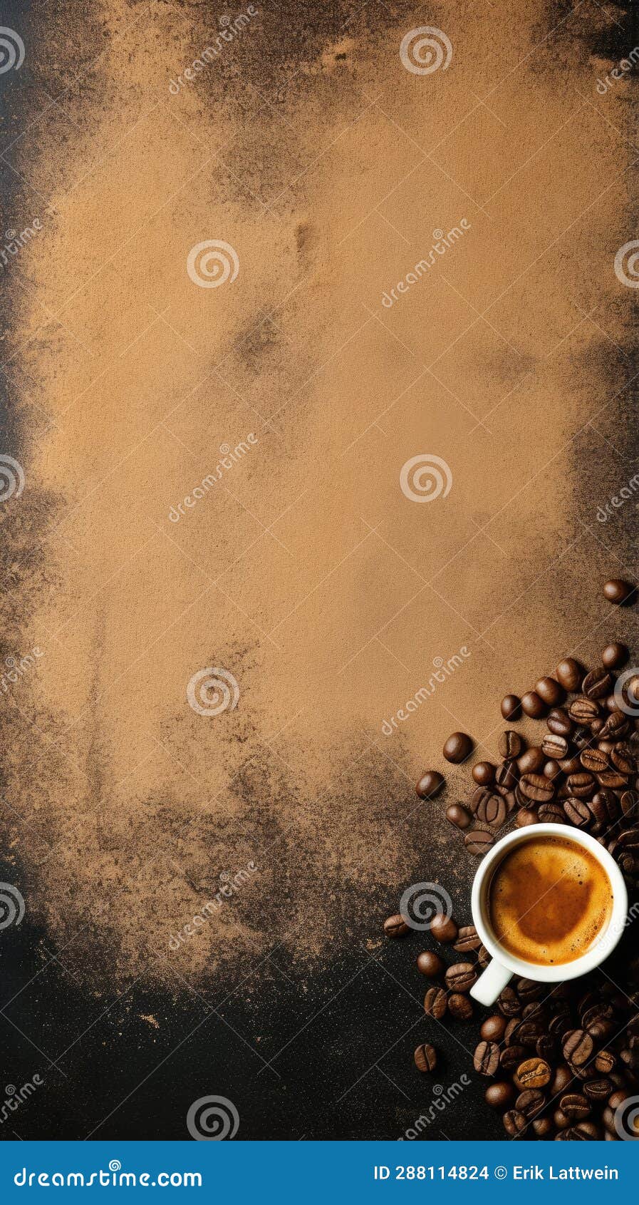 Cafe Menu Background in Portrait Mode with Copy Space - Stock Picture ...