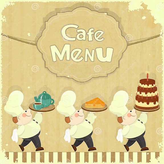 Cafe Menu Card stock vector. Illustration of cooking - 26925260