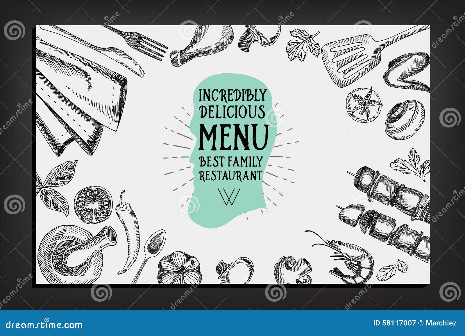 Cafe Menu Restaurant Brochure. Food Design Template. Stock Vector ...