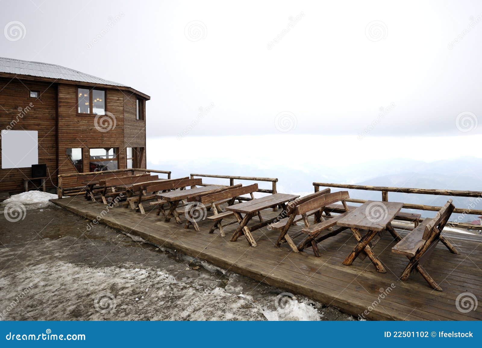 Cafe in mountains stock photo. Image of landscape, mountain - 22501102