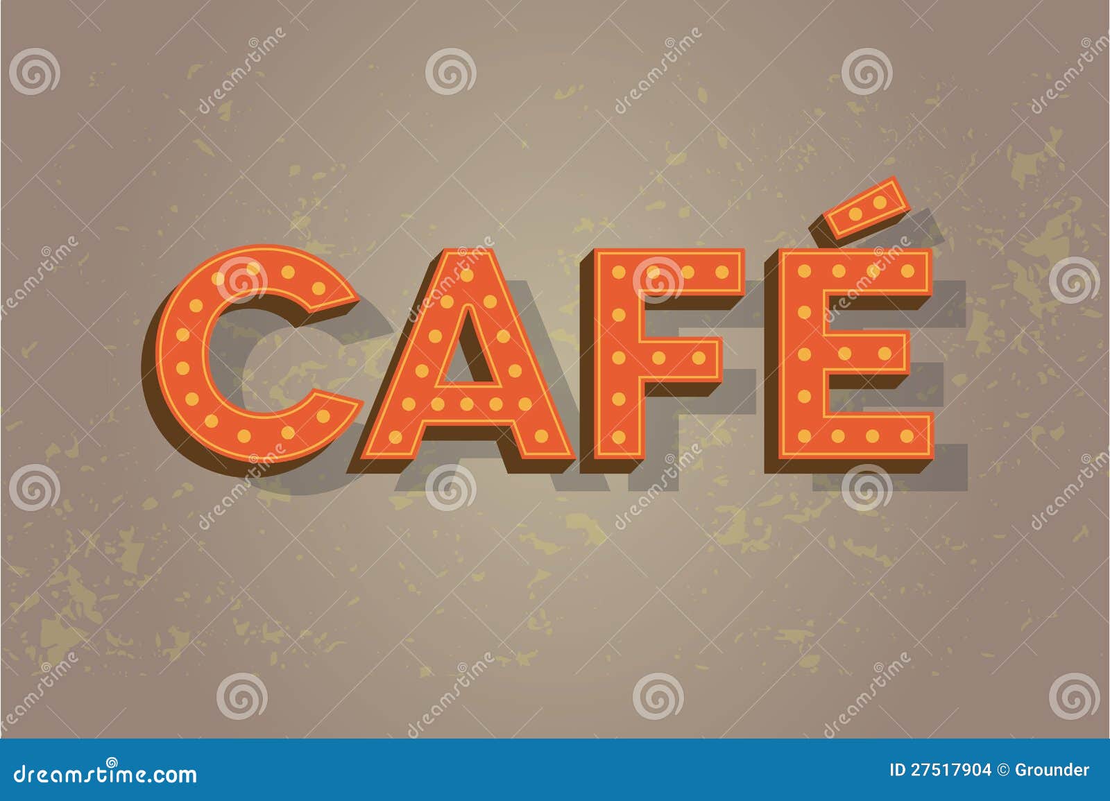 Cafe Neon Sign on Old Wall - Coffee Sign Stock Vector - Illustration of ...