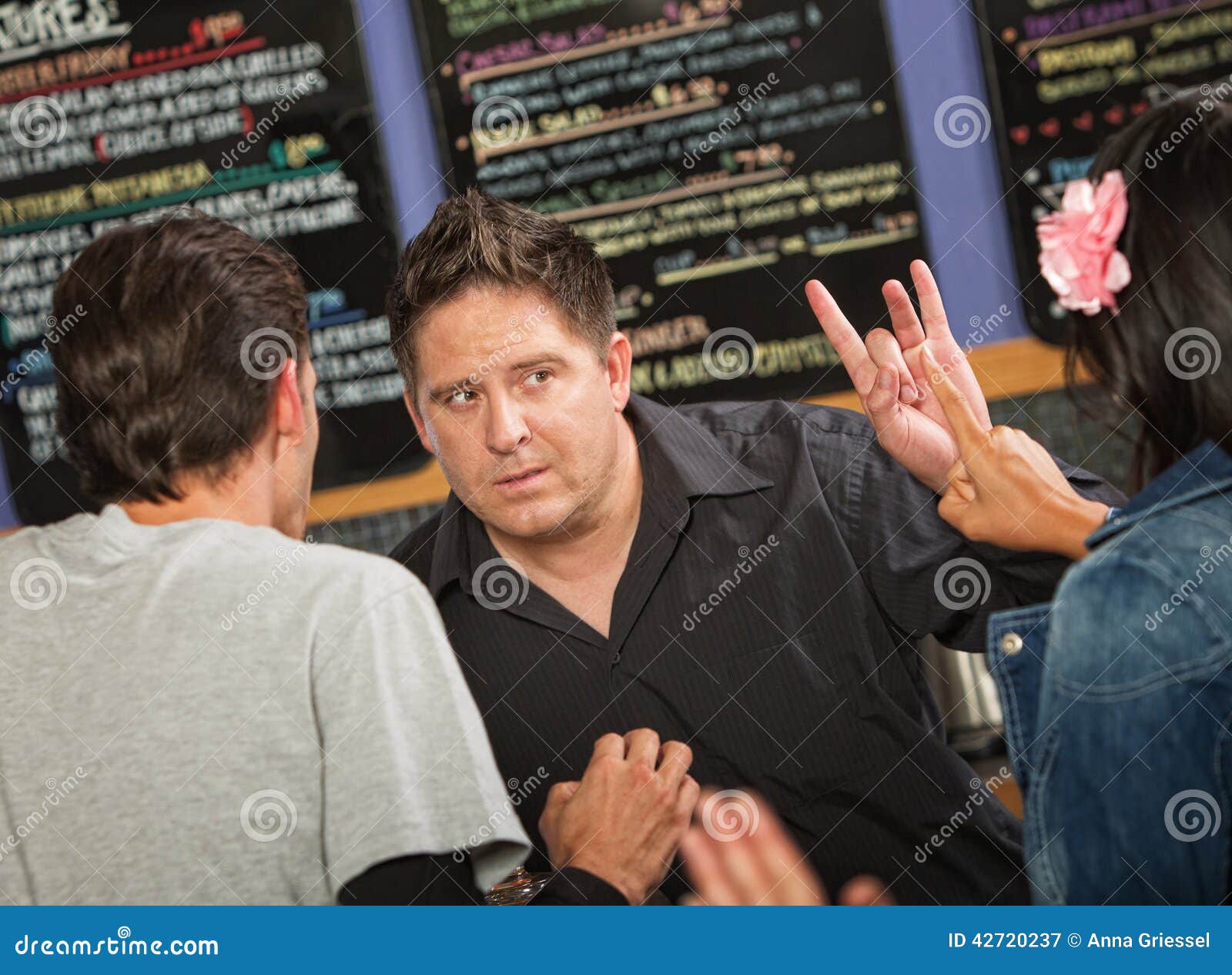 Rude Male Giving Money And Showing Middle Finger Isolated On White ...