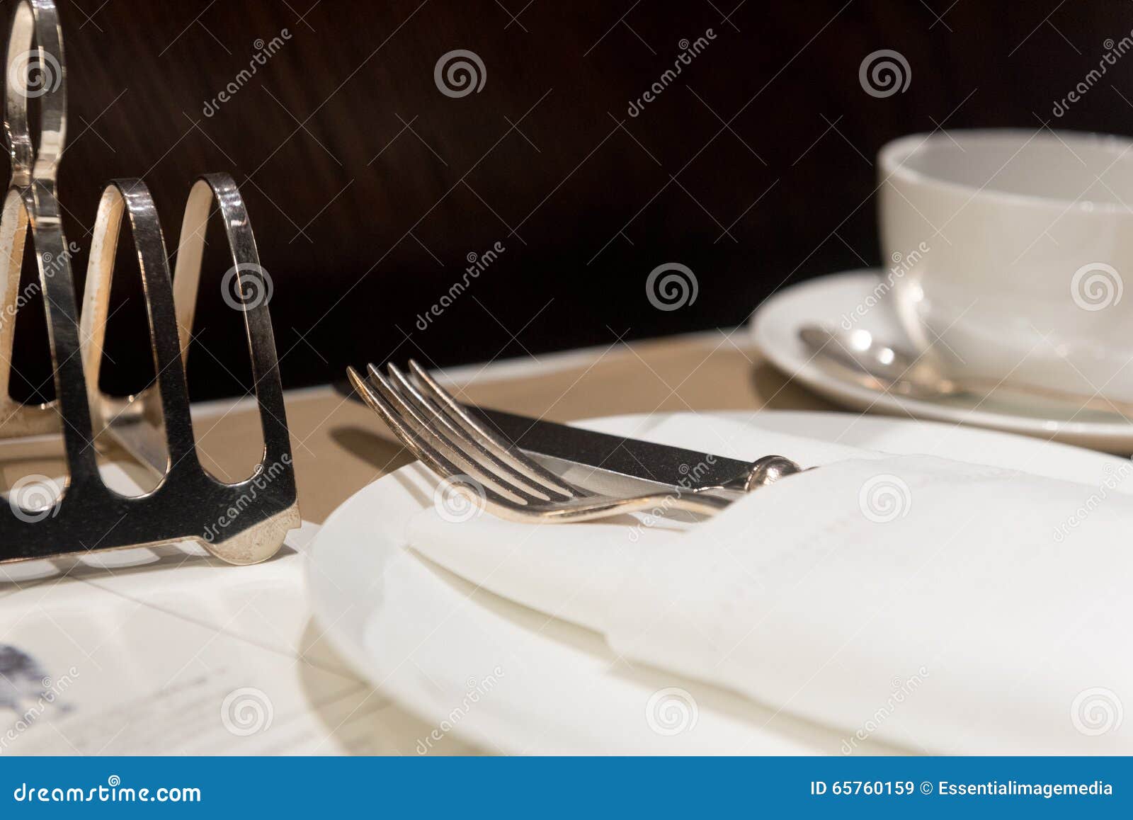 Cafe Place Setting stock image. Image of dine, meal, elegance - 65760159