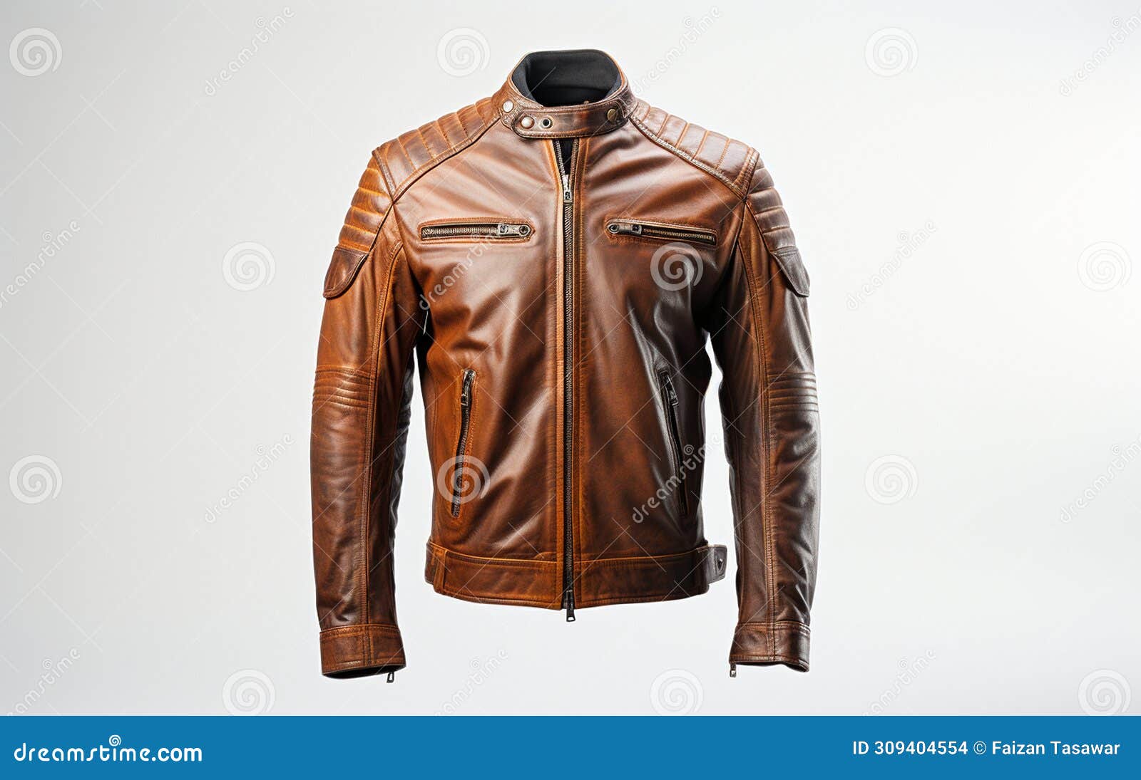 Cafe Racer Jacket without Background Stock Illustration - Illustration ...
