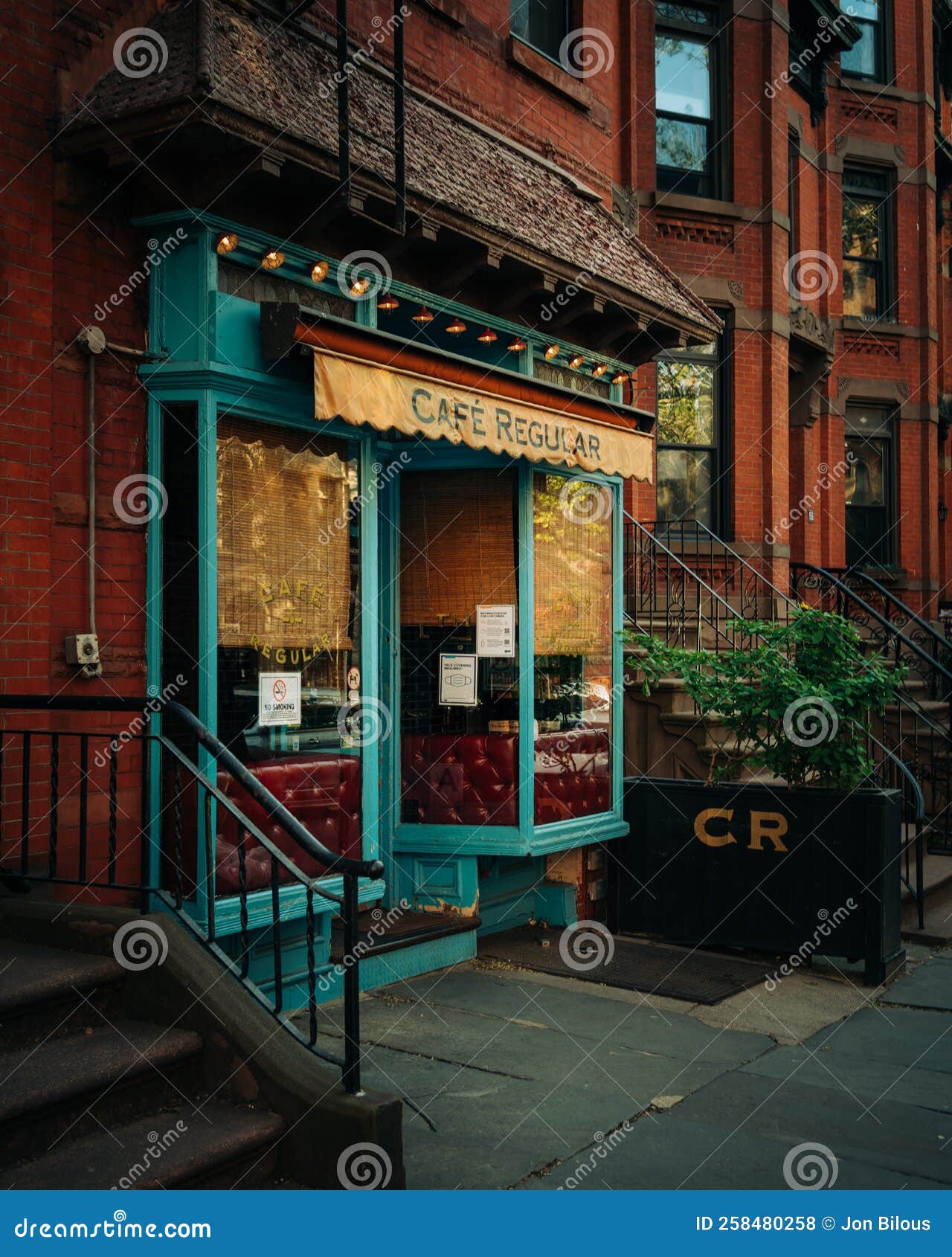 Cafe Regular, in Park Slope, Brooklyn, New York Editorial Stock Photo ...