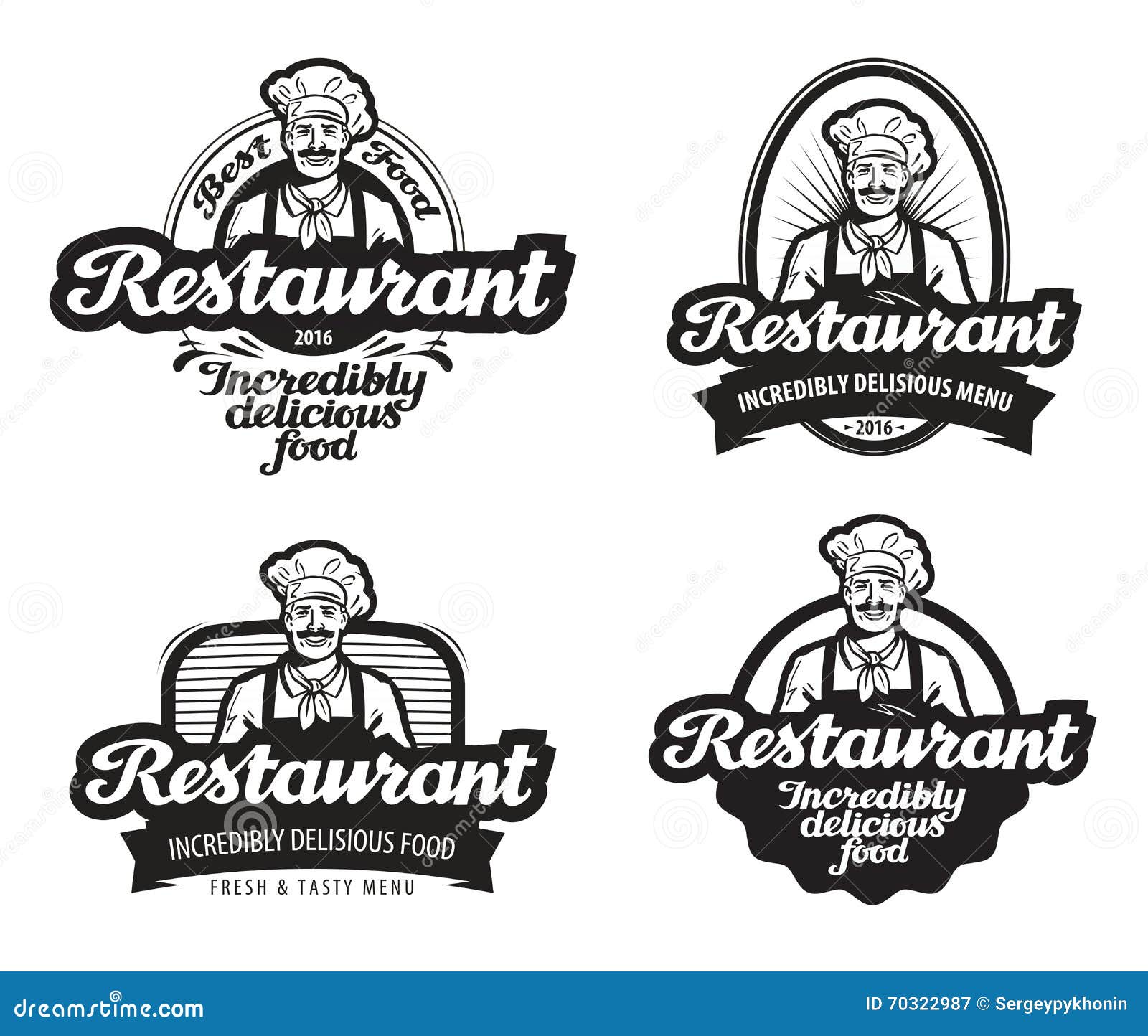 Cafe, Restaurant Vector Logo. Diner, Eatery Icon Stock Vector ...
