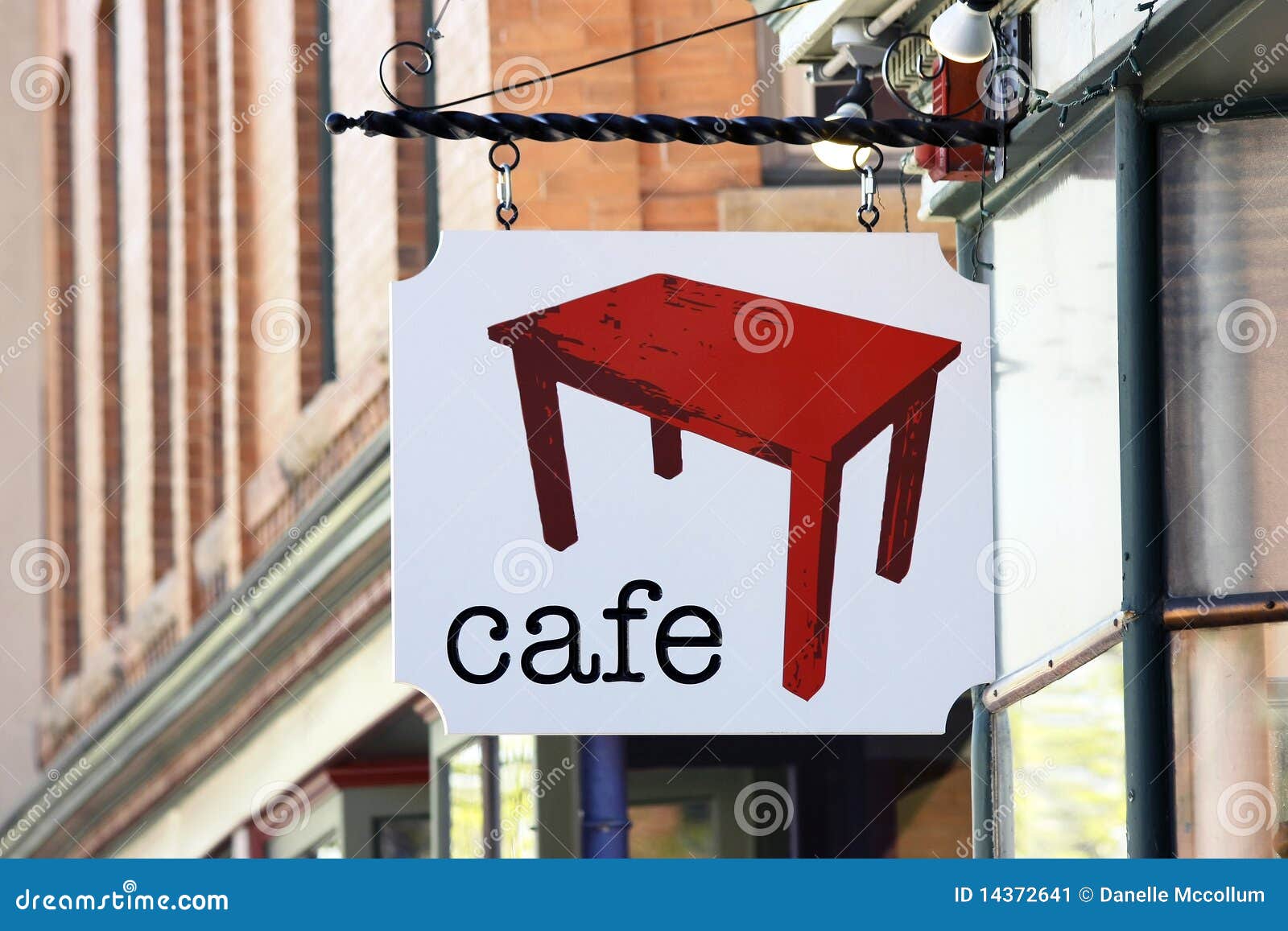 Cafe Sign stock image. Image of food, shop, cafe, table - 14372641