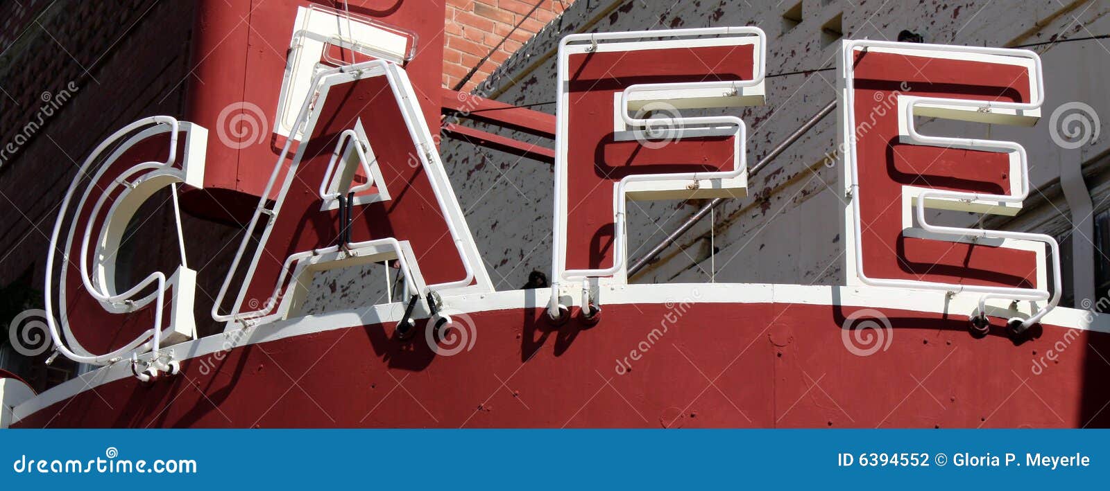 Cafe Sign stock photo. Image of neon, cafe, sign, diner - 6394552