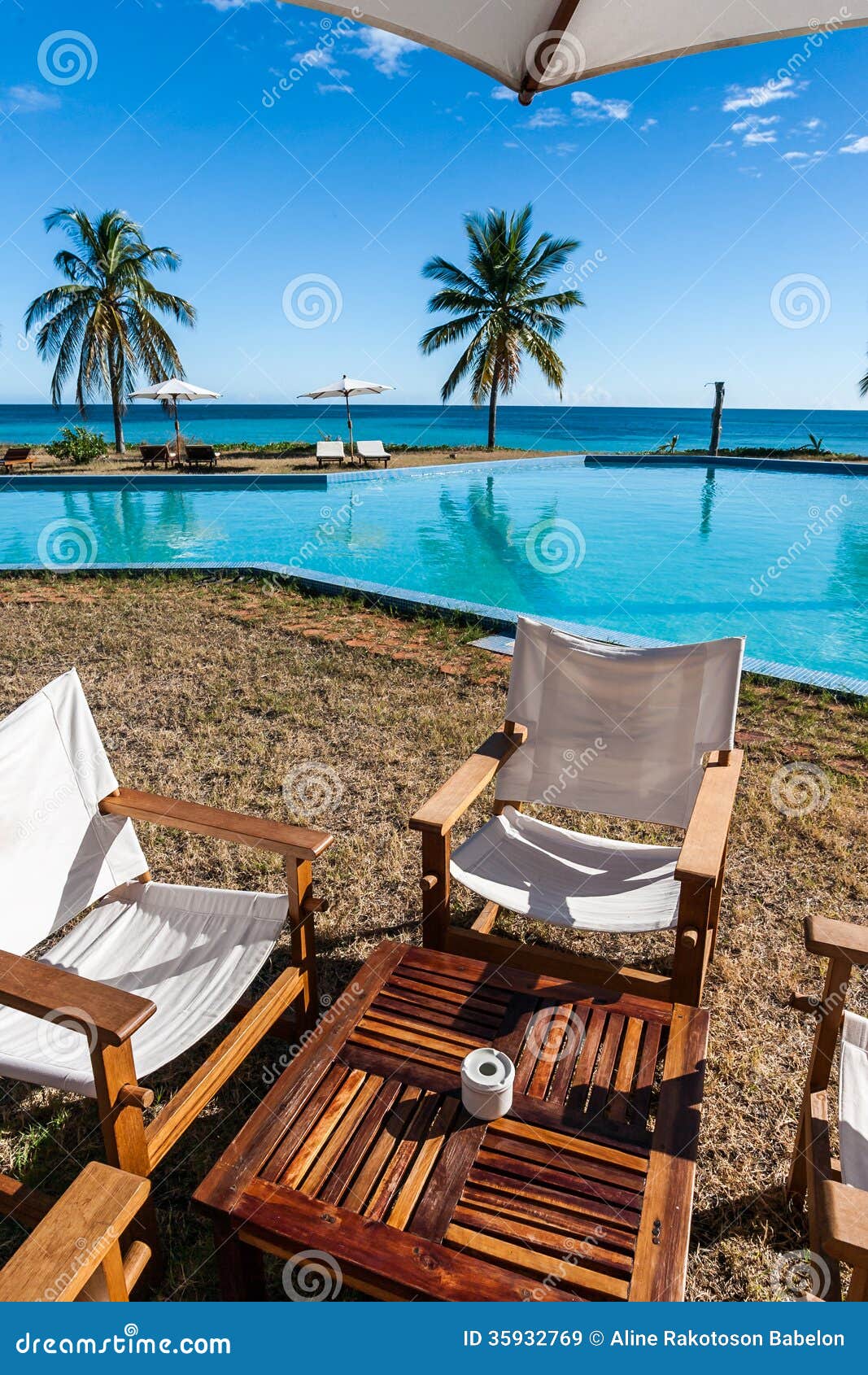 Cafe and swimming pool stock image. Image of restaurant - 35932769